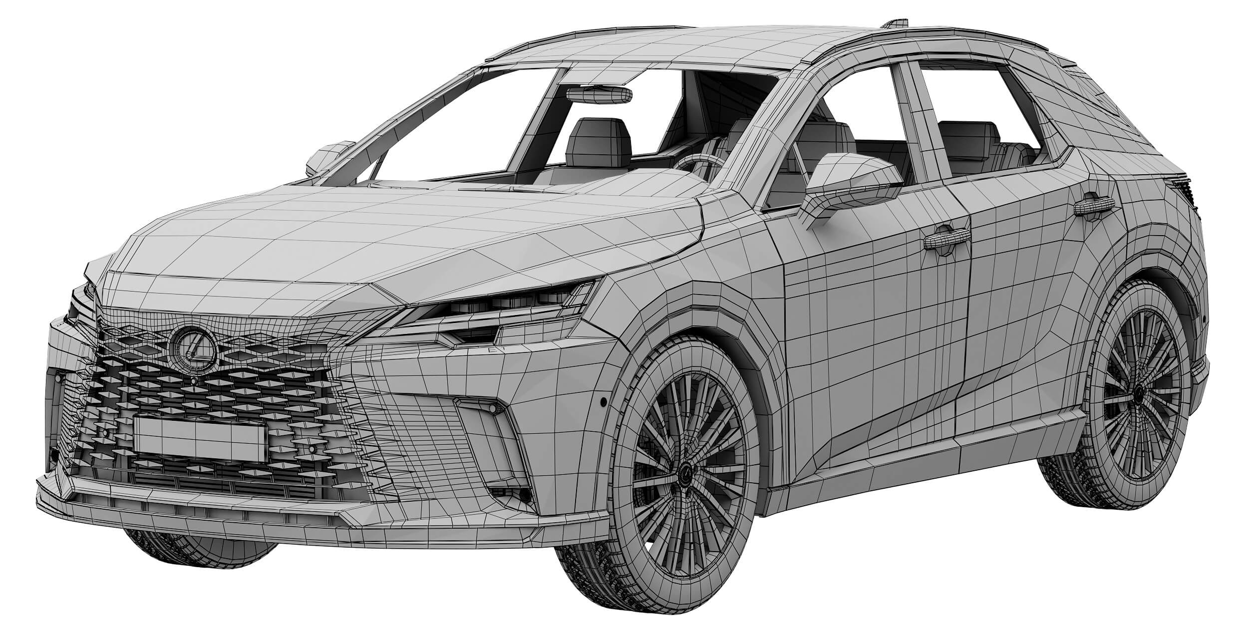 Lexus RX 450 2023 - 3D Model by zifir3d