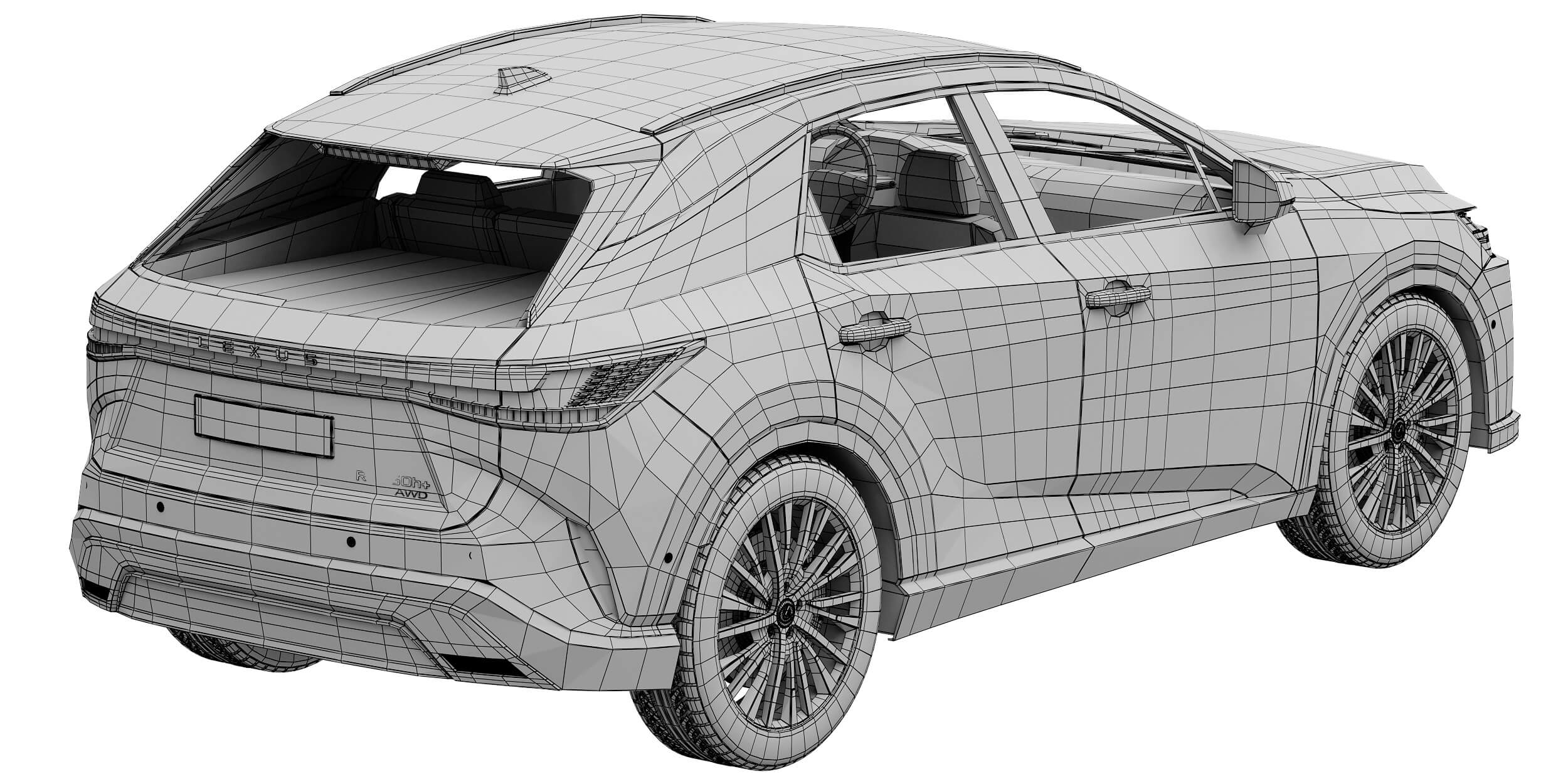 Lexus RX 450 2023 - 3D Model by zifir3d