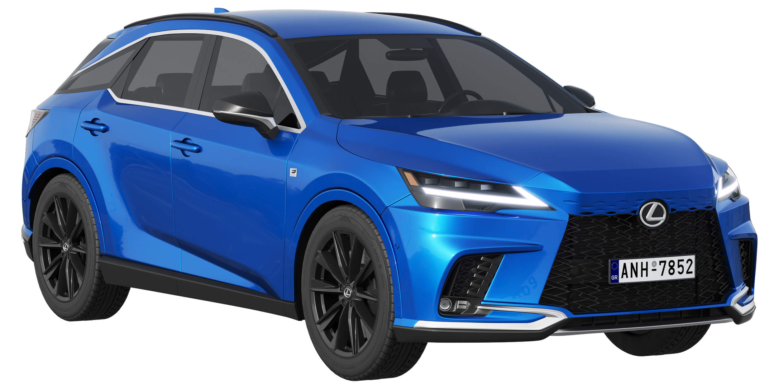 Lexus RX 500H F-Sport 2023 3D Model by zifir3d
