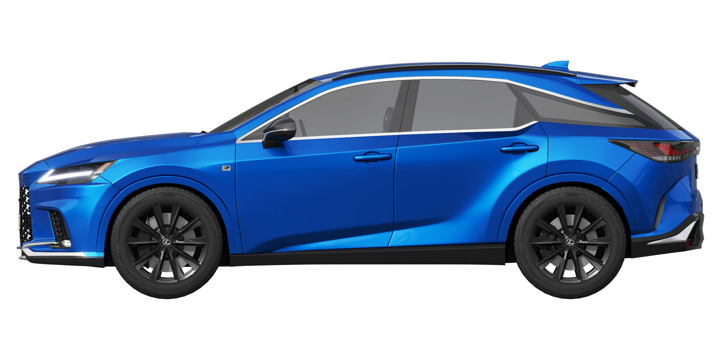 Lexus RX 500H F-Sport 2023 3D Model by zifir3d