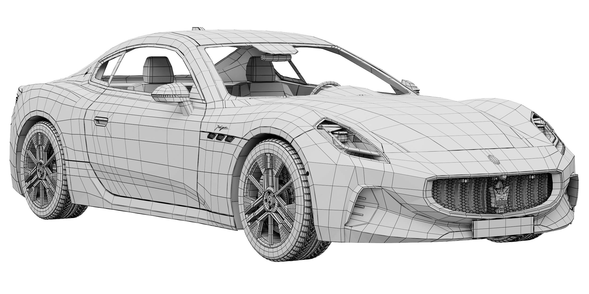 Maserati Granturismo Folgore - 3D Model by zifir3d