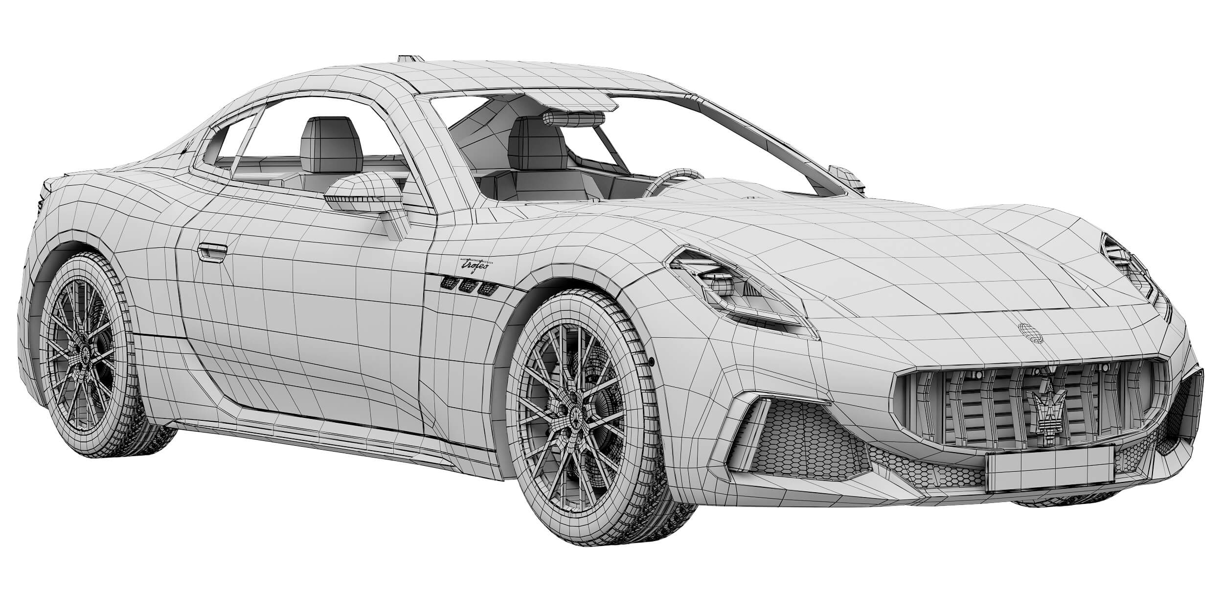 Maserati Granturismo Trofeo - 3D Model by zifir3d