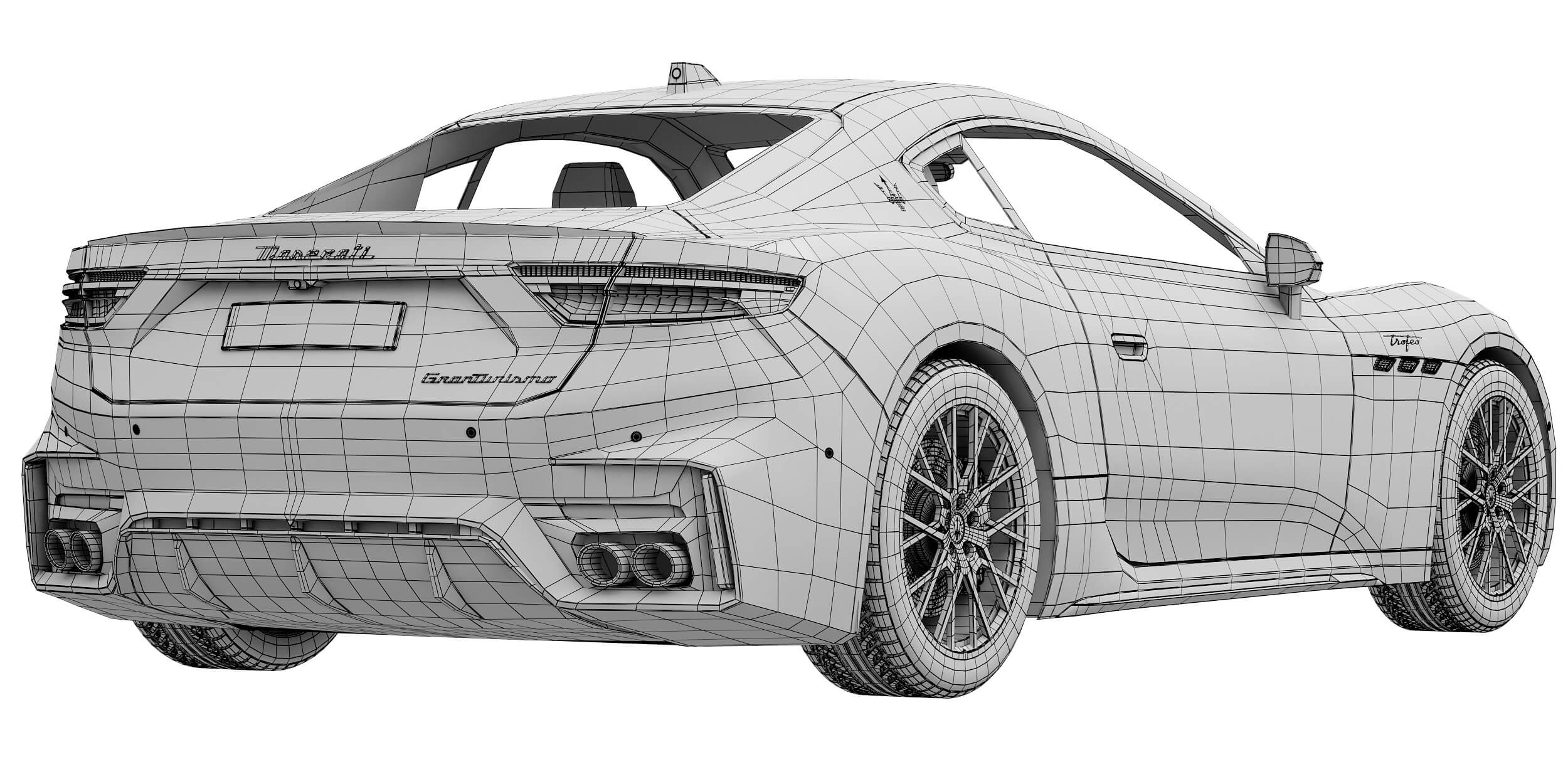 Maserati Granturismo Trofeo - 3D Model by zifir3d