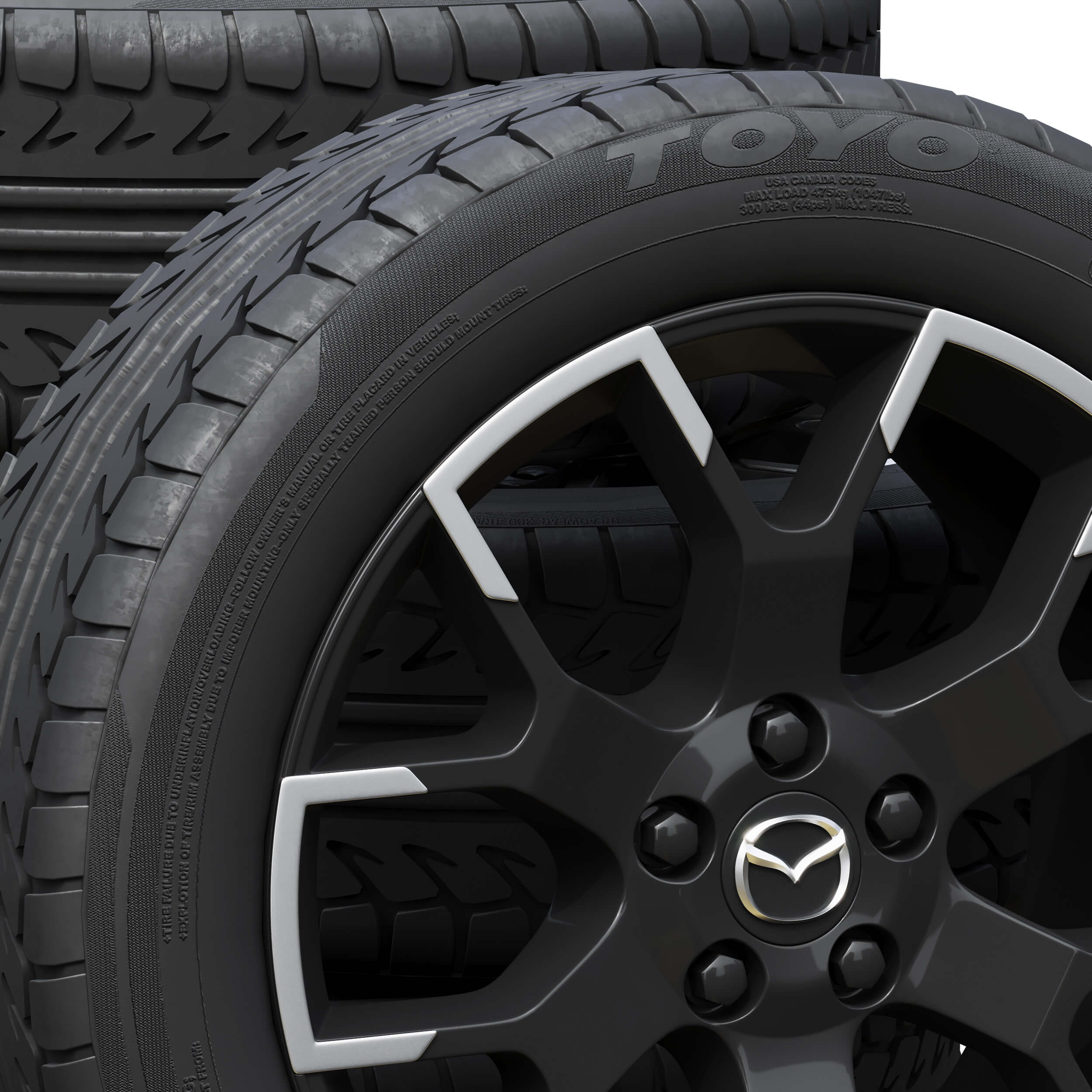 Mazda Tires 2 - 3D Model by zifir3d
