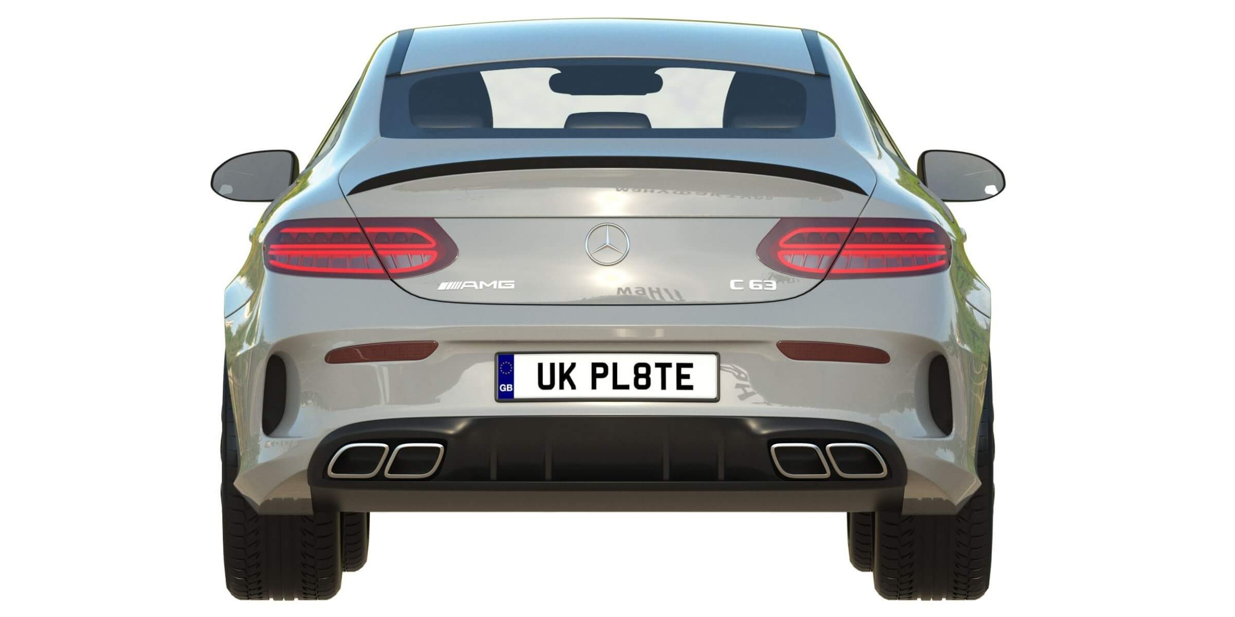 Mercedes-Benz C63 Coupe 3D Model by zifir3d