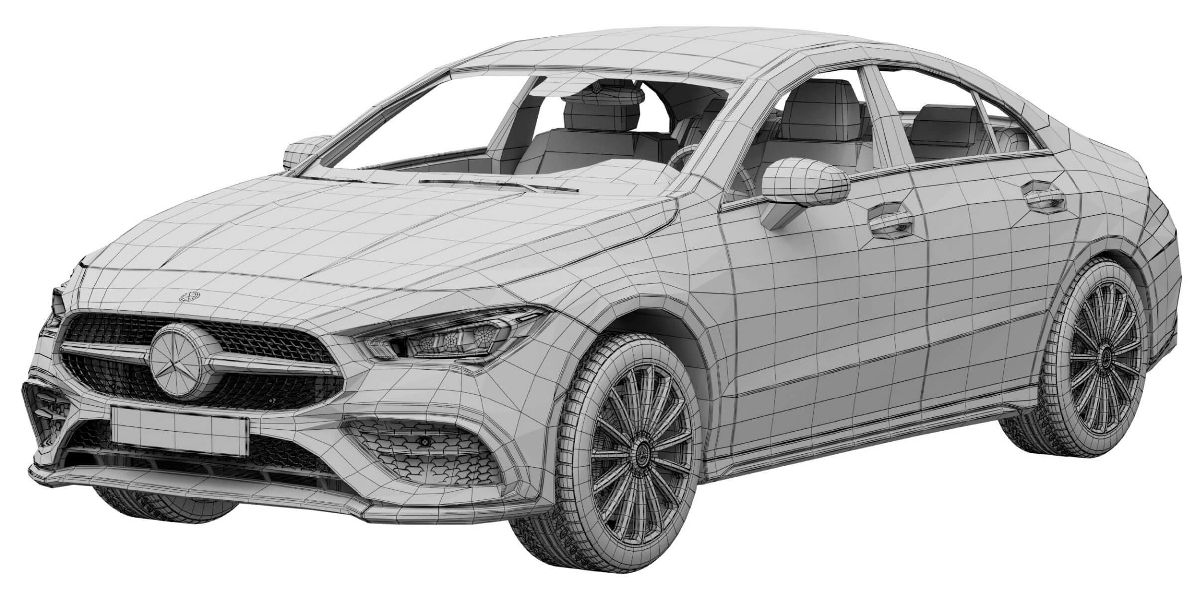 Mercedes-Benz CLA 250 3D Model by zifir3d