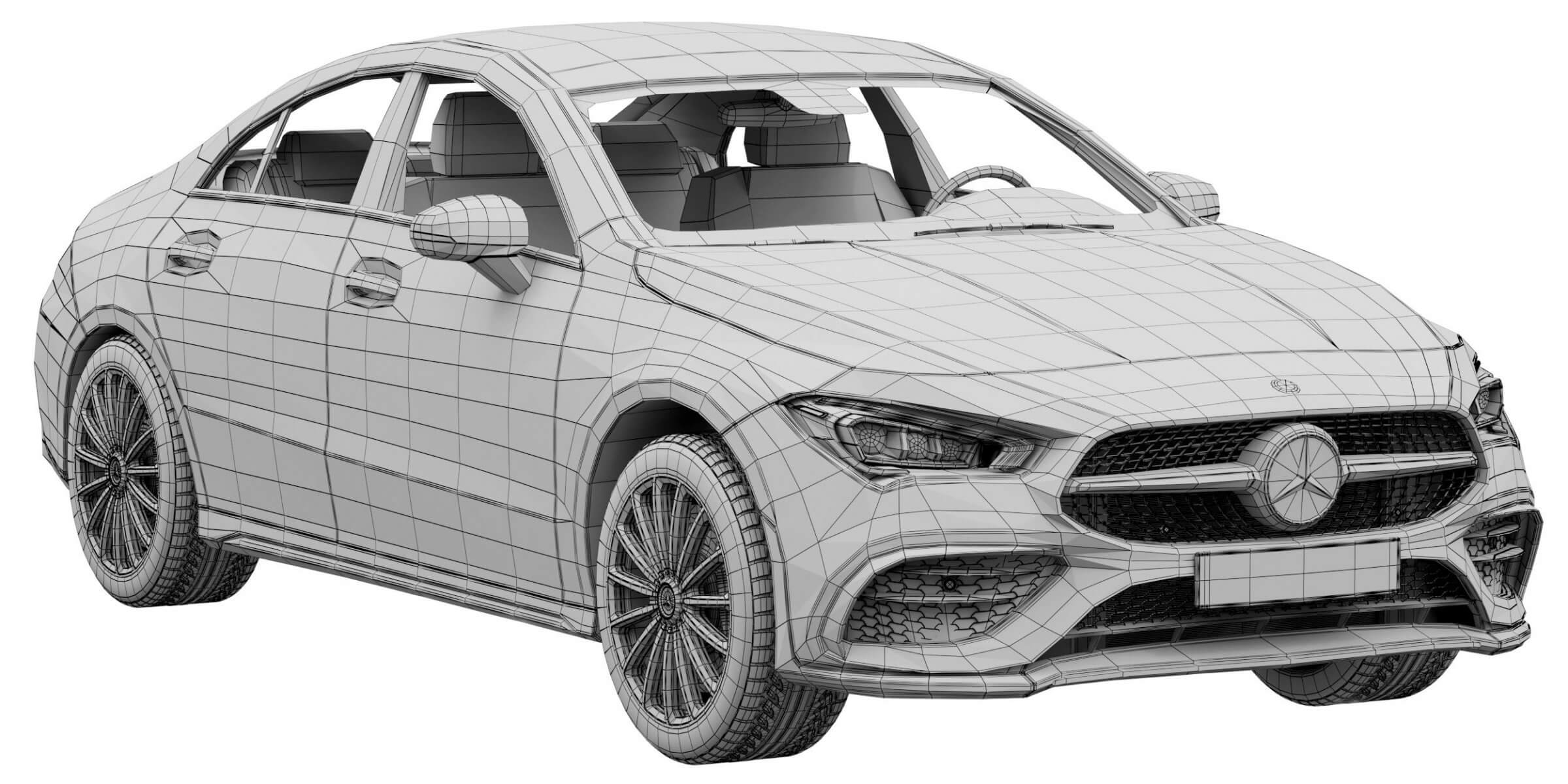 Mercedes-Benz CLA 250 3D Model by zifir3d