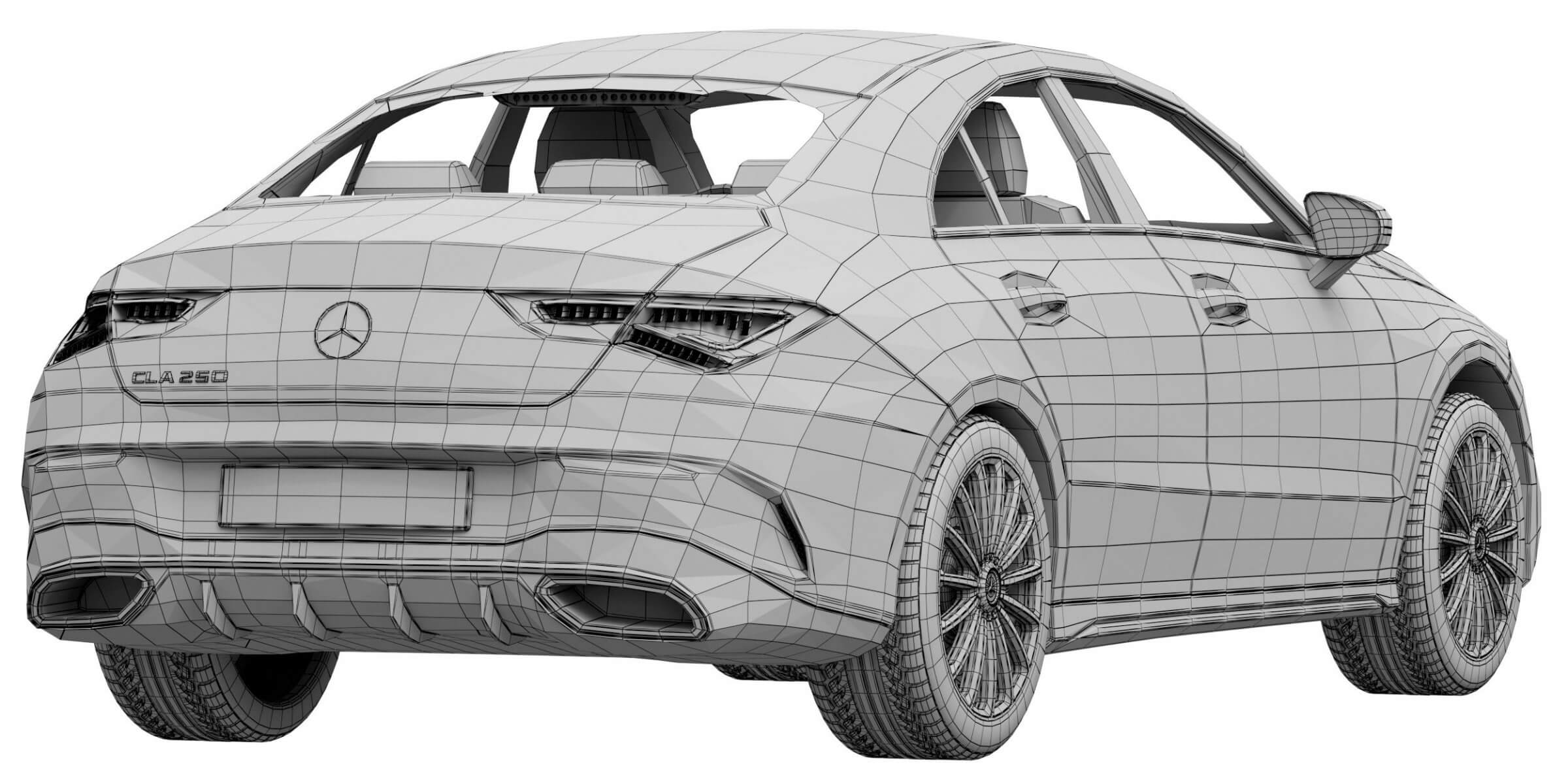 Mercedes-Benz CLA 250 3D Model by zifir3d