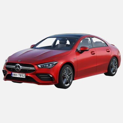 Mercedes-Benz CLA35 AMG 3D Model by zifir3d