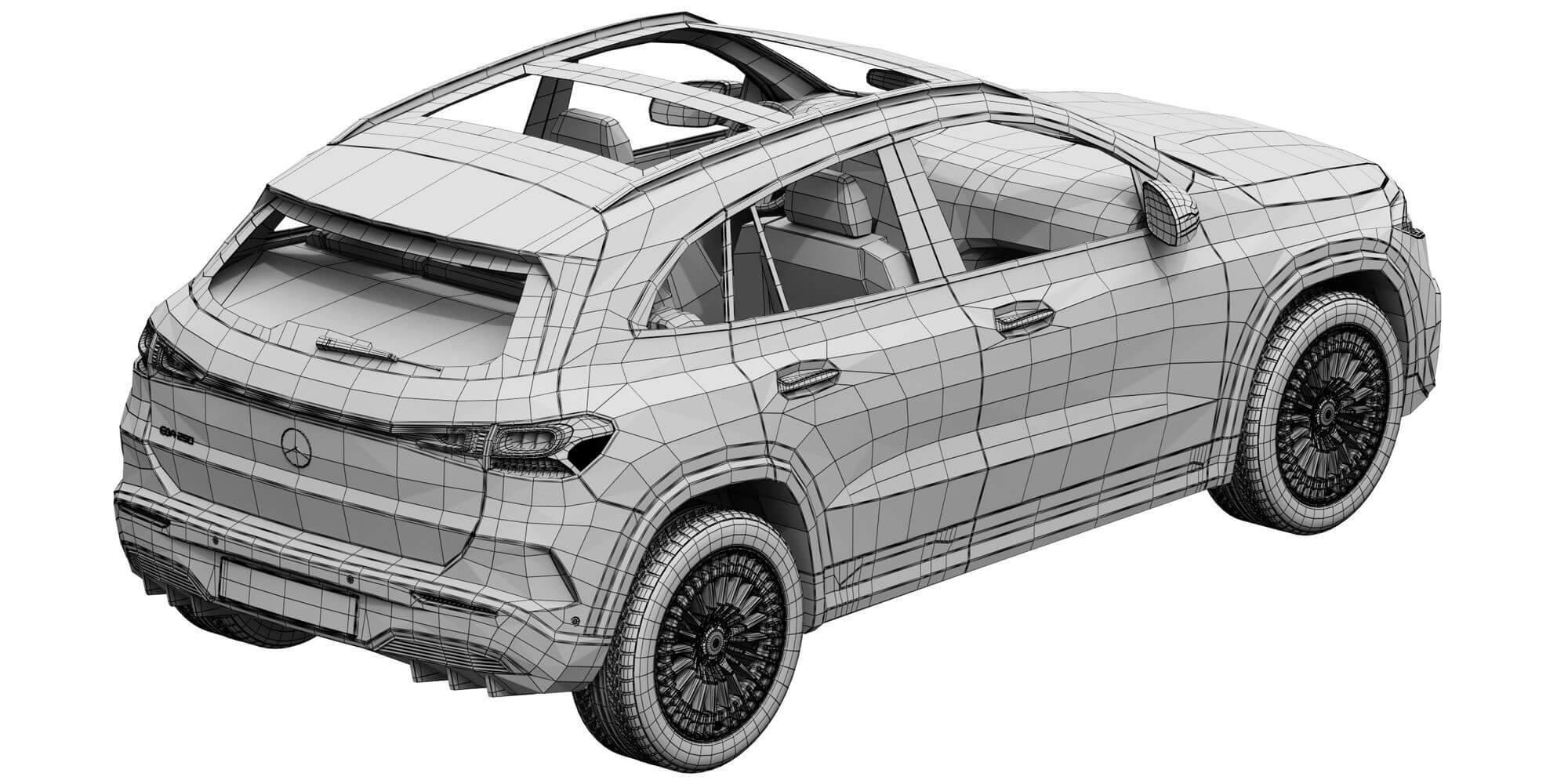 Mercedes-Benz EQA 3D Model by zifir3d