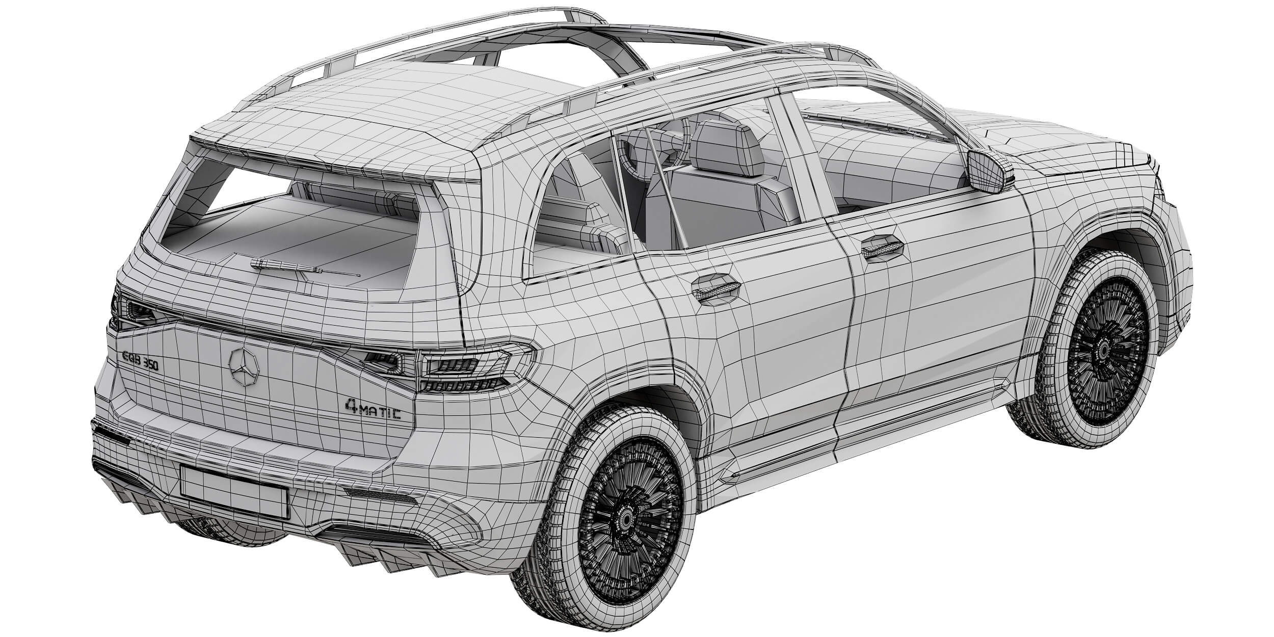 Mercedes-Benz EQB 3D Model by zifir3d