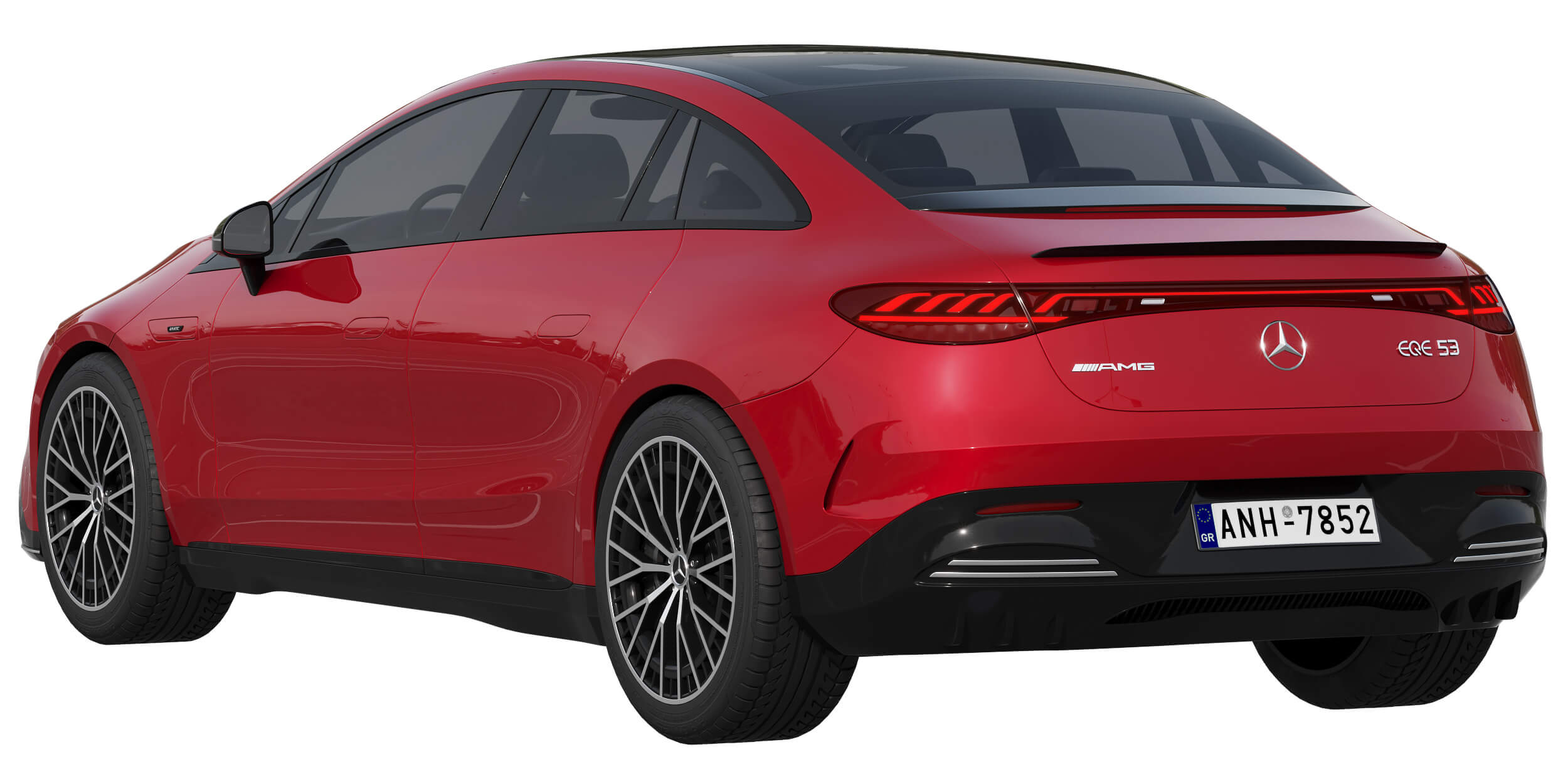 Mercedes-Benz EQE 53 AMG 3D Model by zifir3d