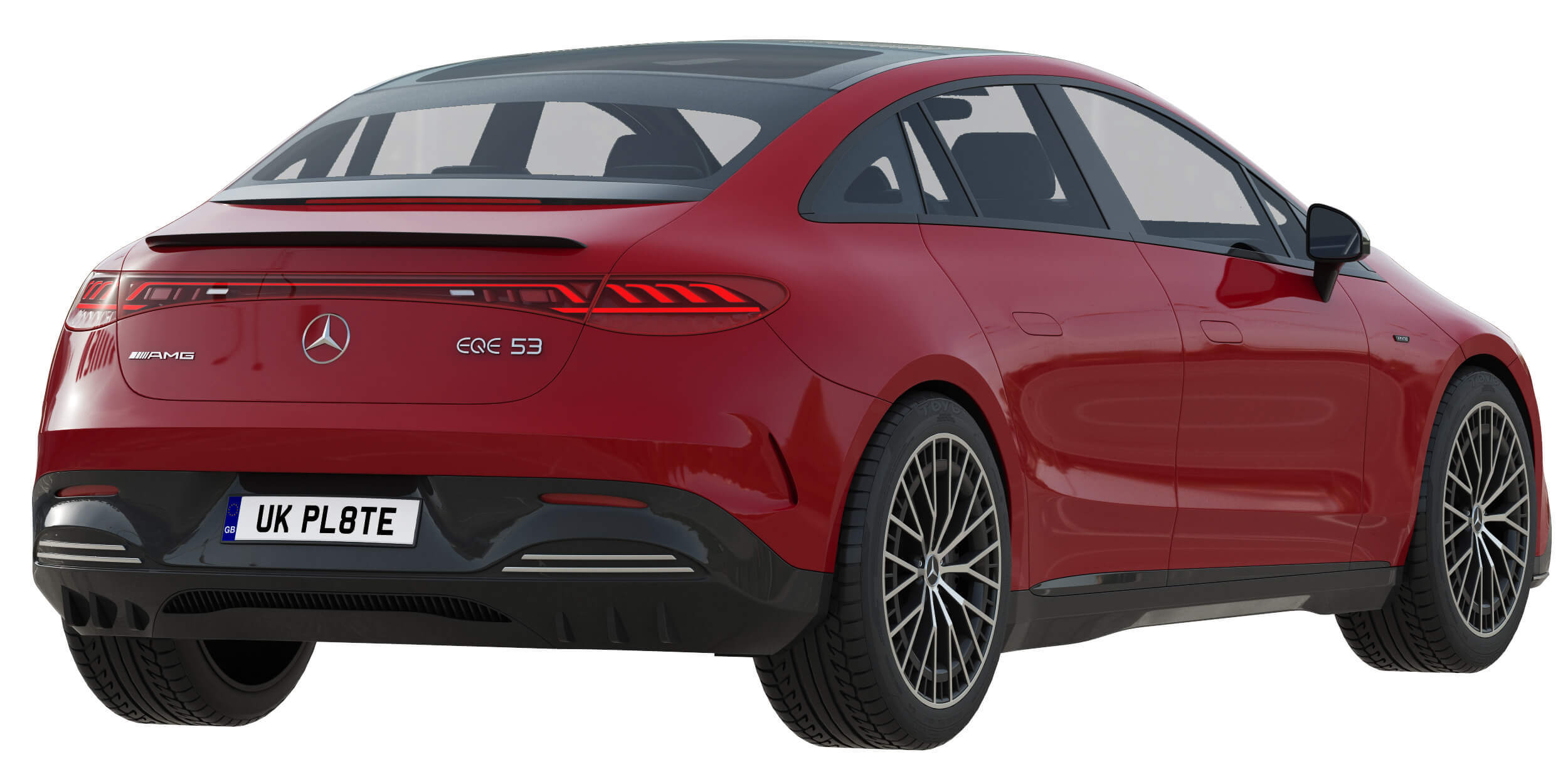 Mercedes-Benz EQE 53 AMG 3D Model by zifir3d