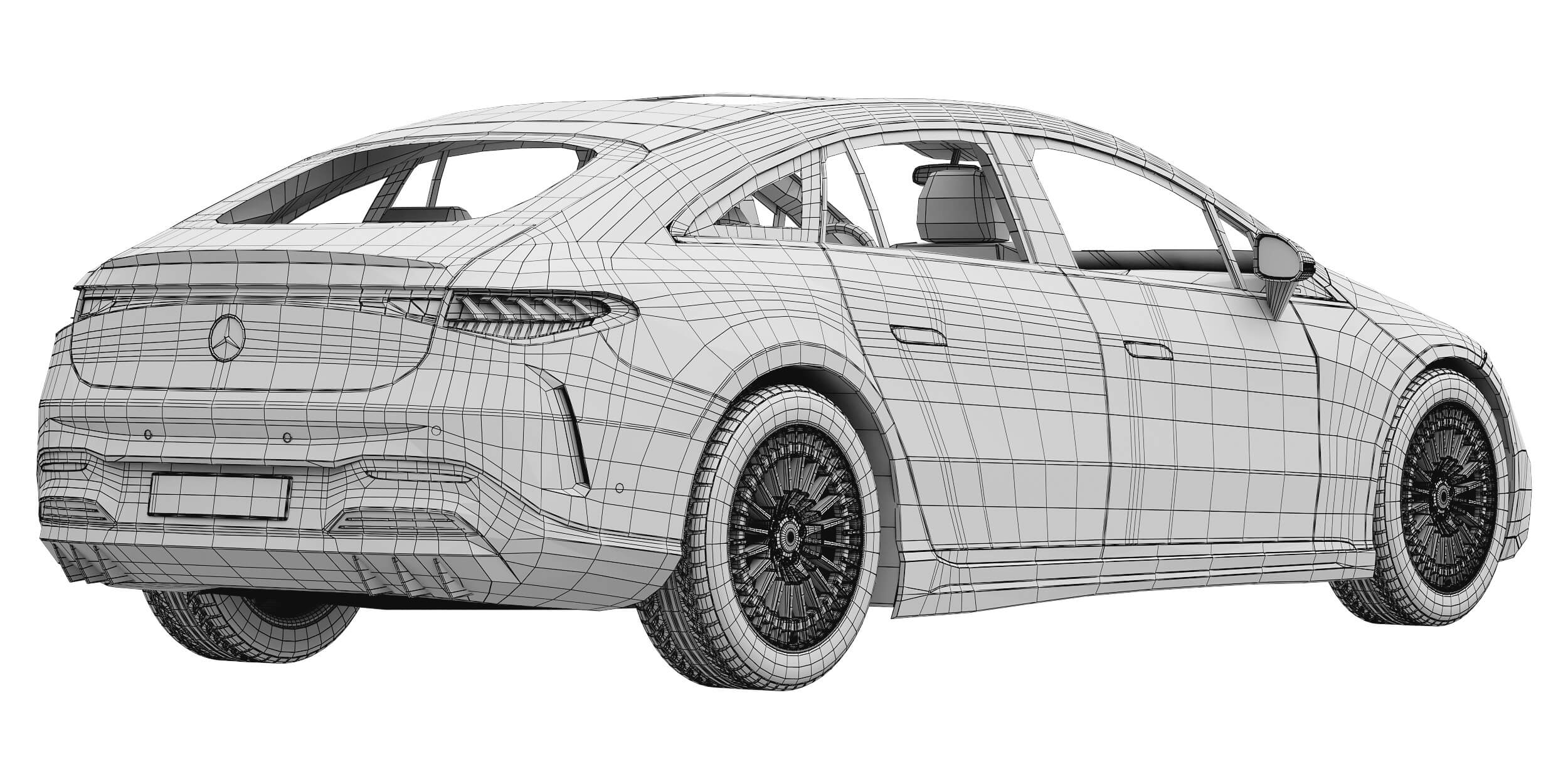 Mercedes-Benz EQS 2025 3D Model by zifir3d