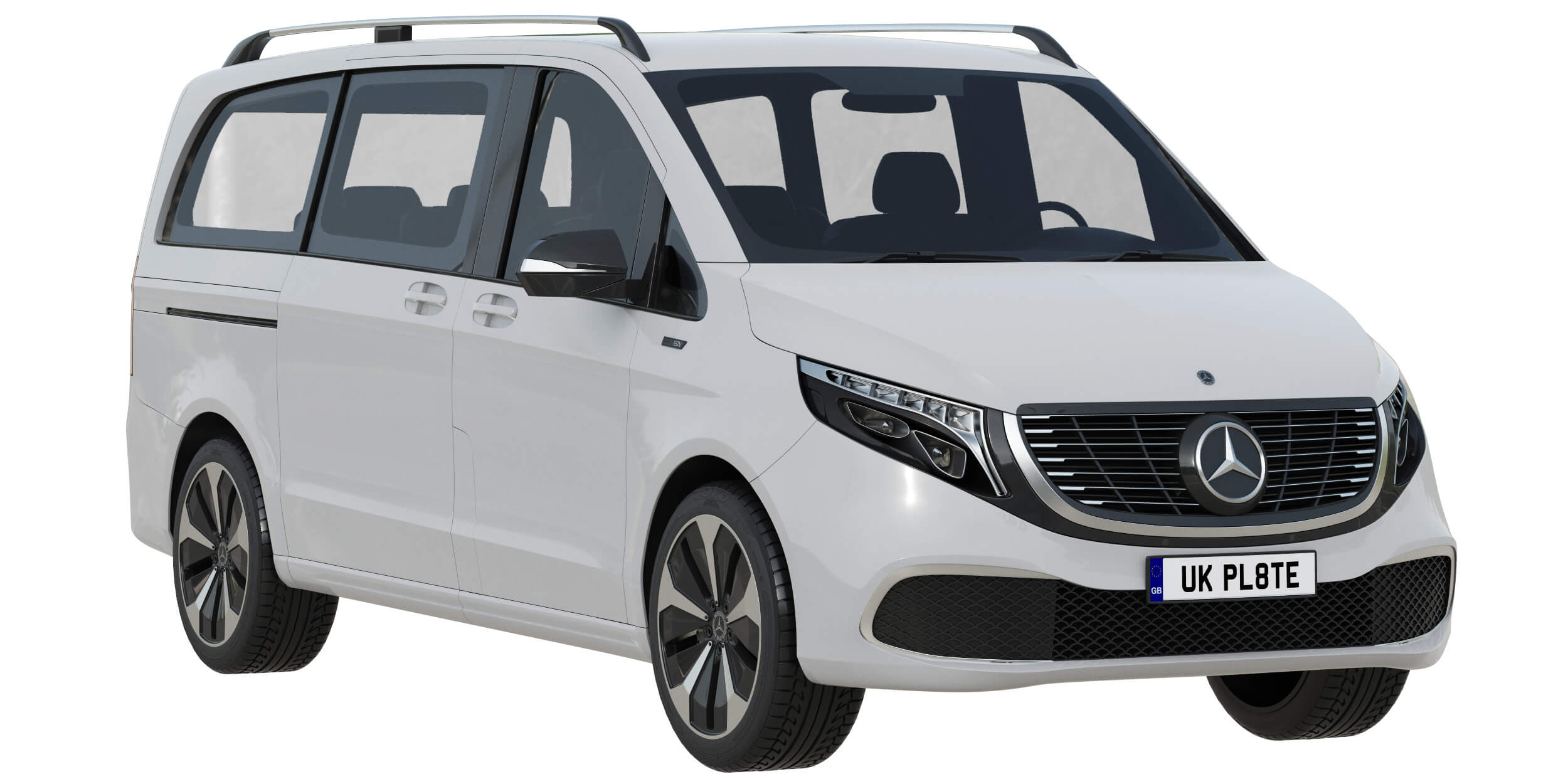 Mercedes-Benz EQV 3D Model by zifir3d