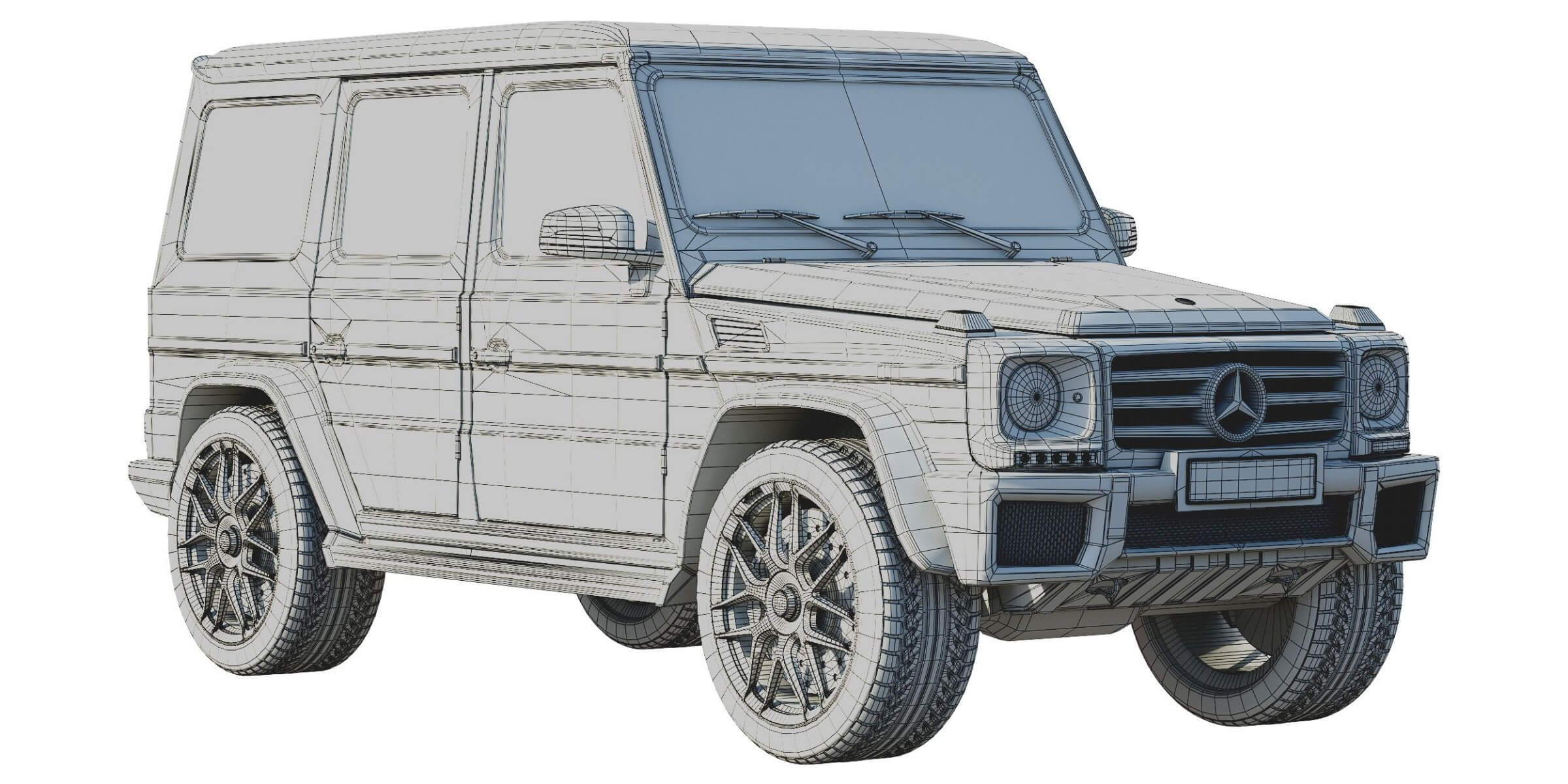 Mercedes-Benz G-Class 3D Model by zifir3d