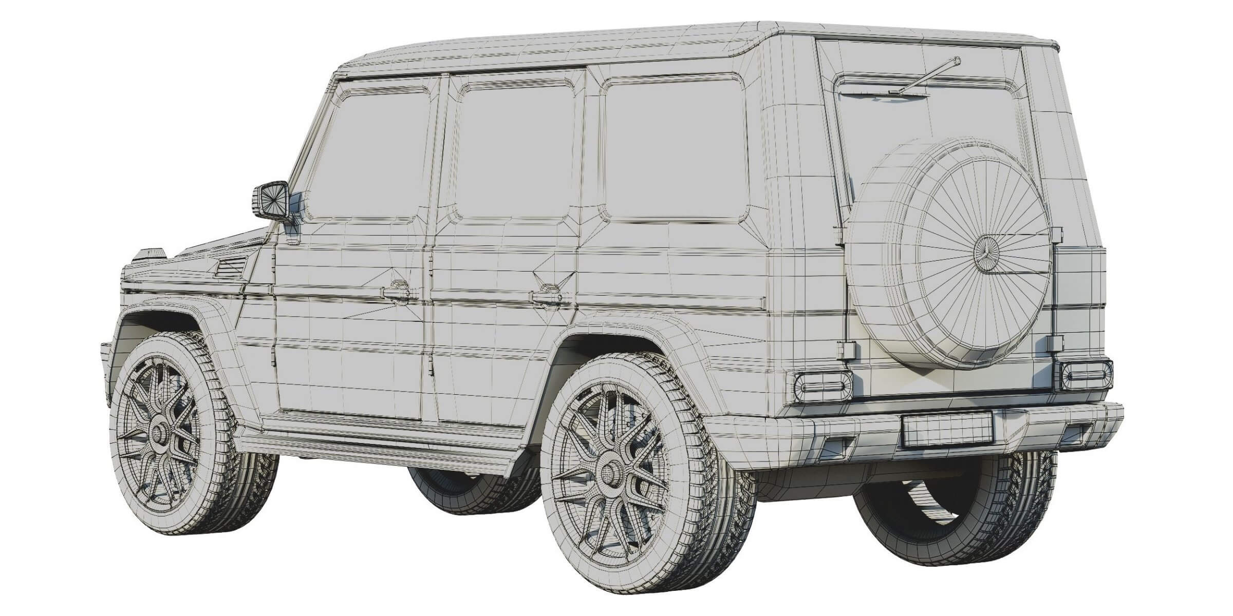 Mercedes-Benz G-Class 3D Model by zifir3d