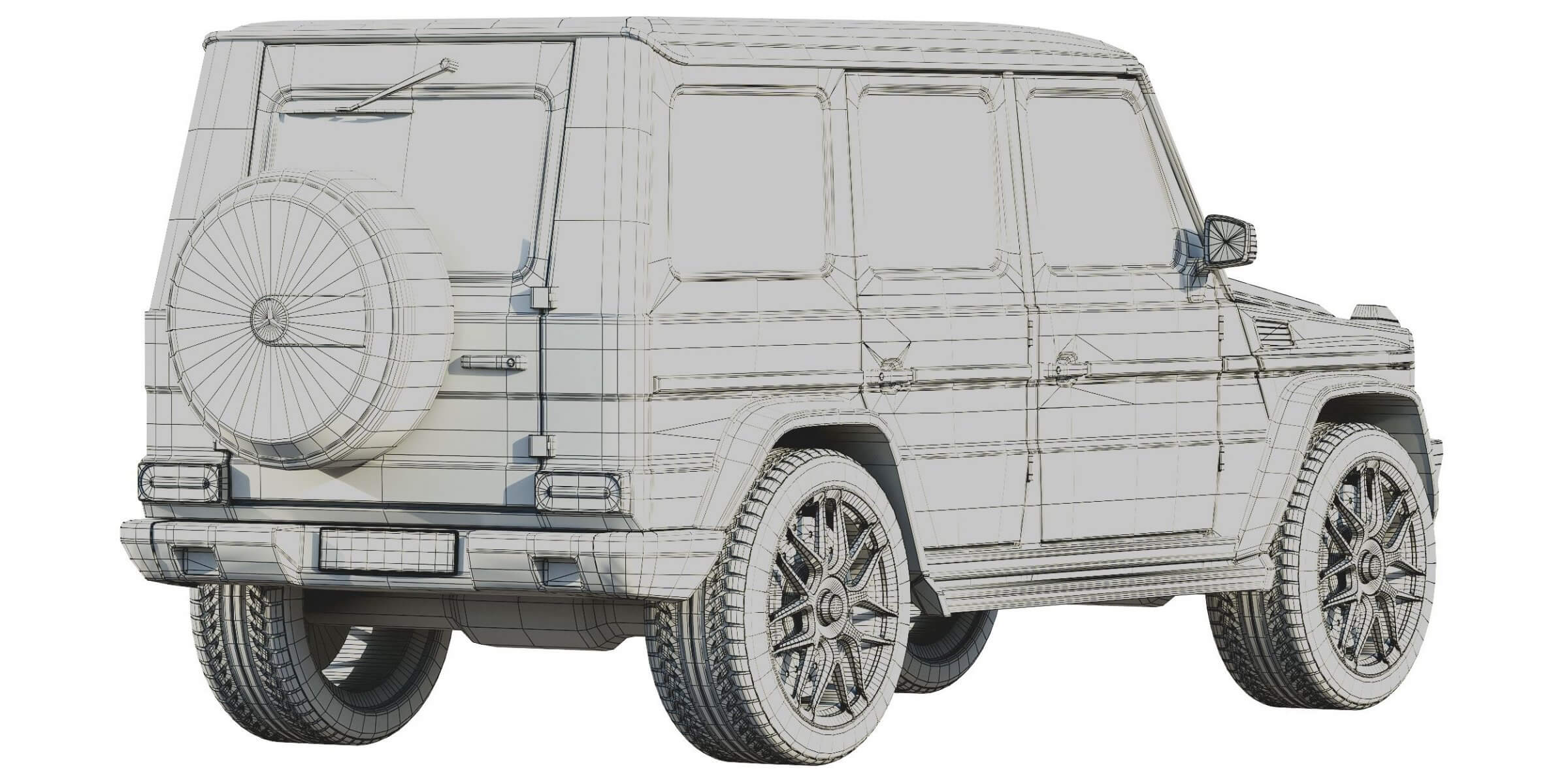 Mercedes-Benz G-Class 3D Model by zifir3d