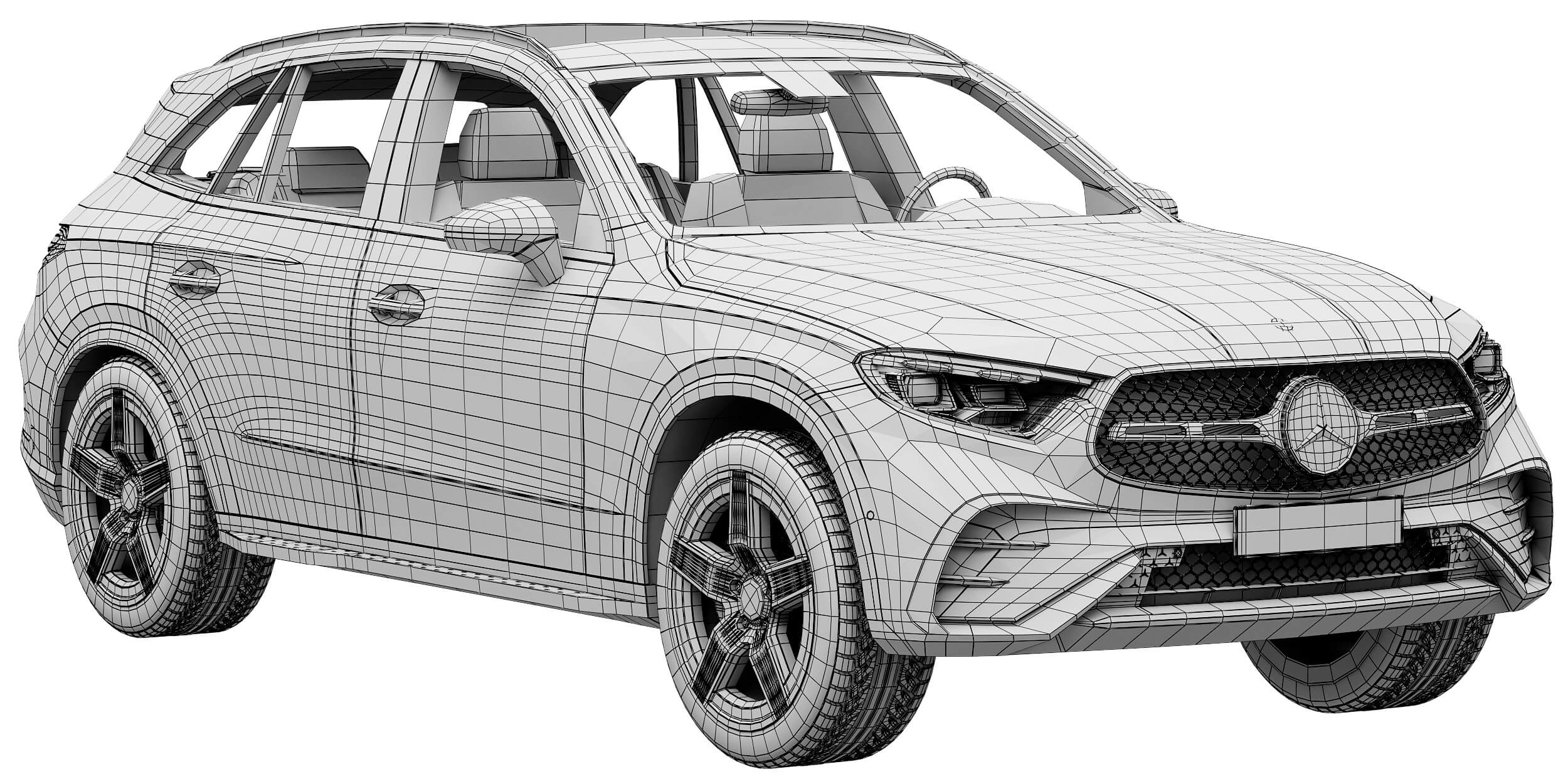 Mercedes-Benz GLC AMG-Line 3D Model by zifir3d