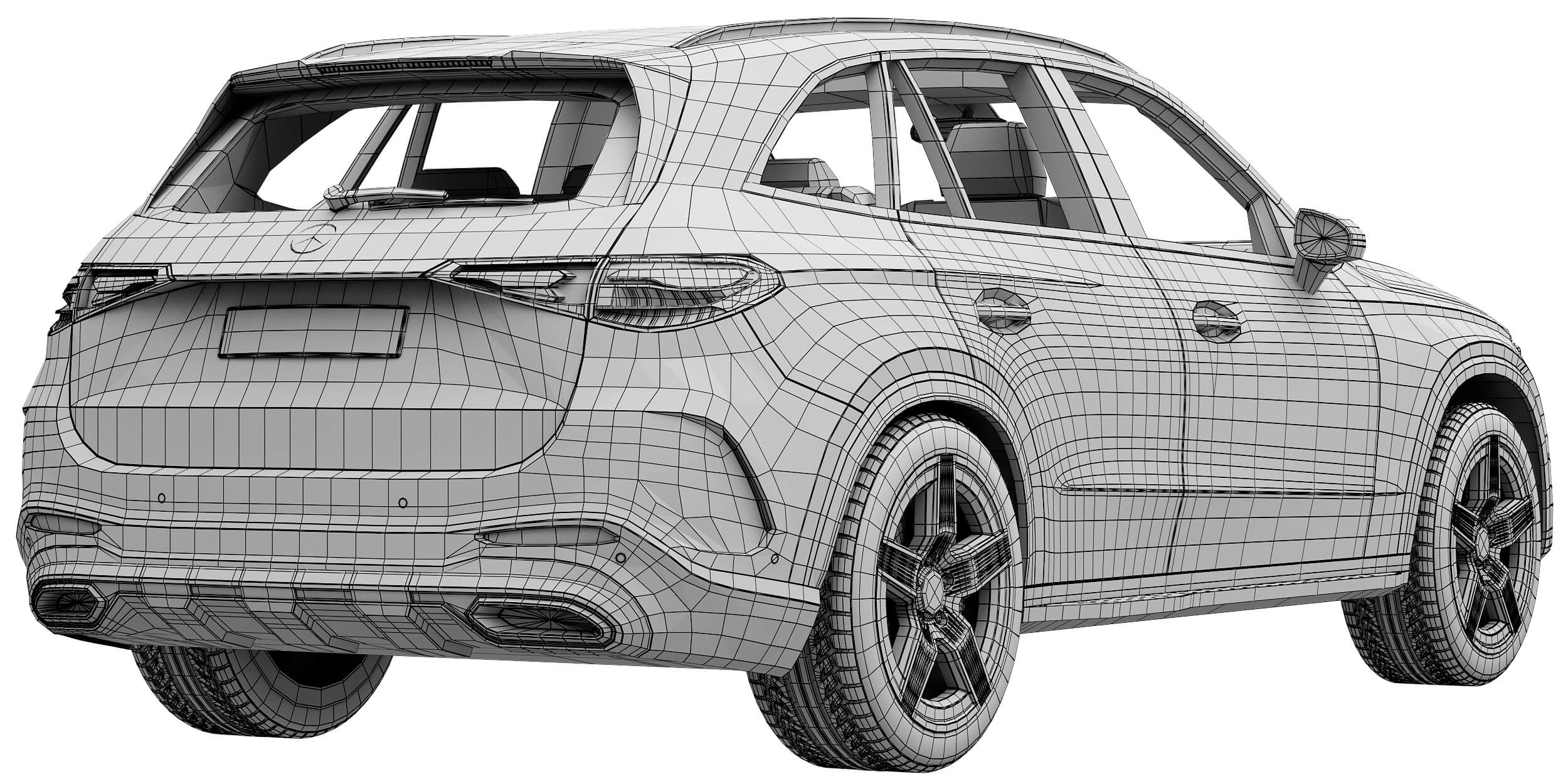 Mercedes-Benz GLC AMG-Line 3D Model by zifir3d