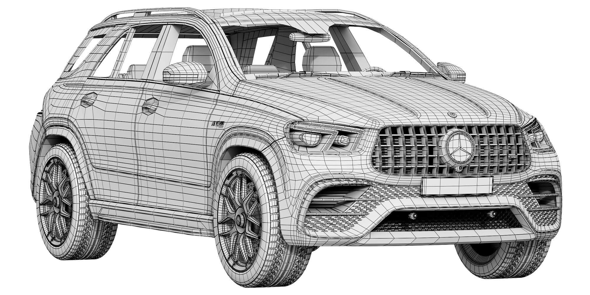 Mercedes-Benz GLE 63 3D Model by zifir3d