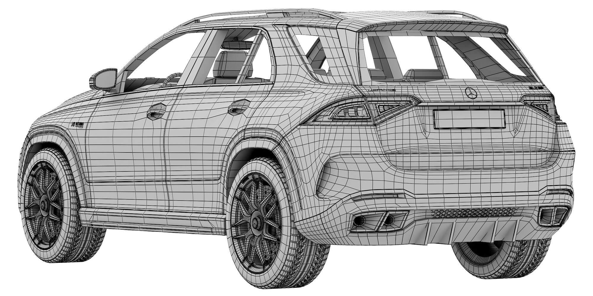Mercedes-Benz GLE 63 3D Model by zifir3d