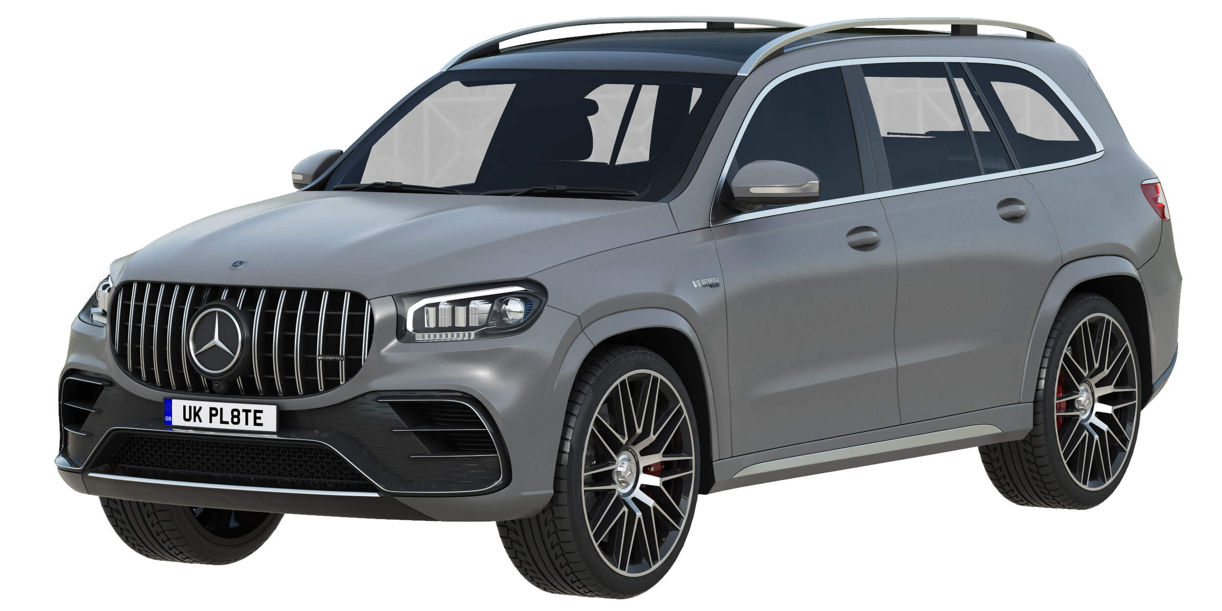 Mercedes-Benz GLS63 AMG 2024 3D Model by zifir3d