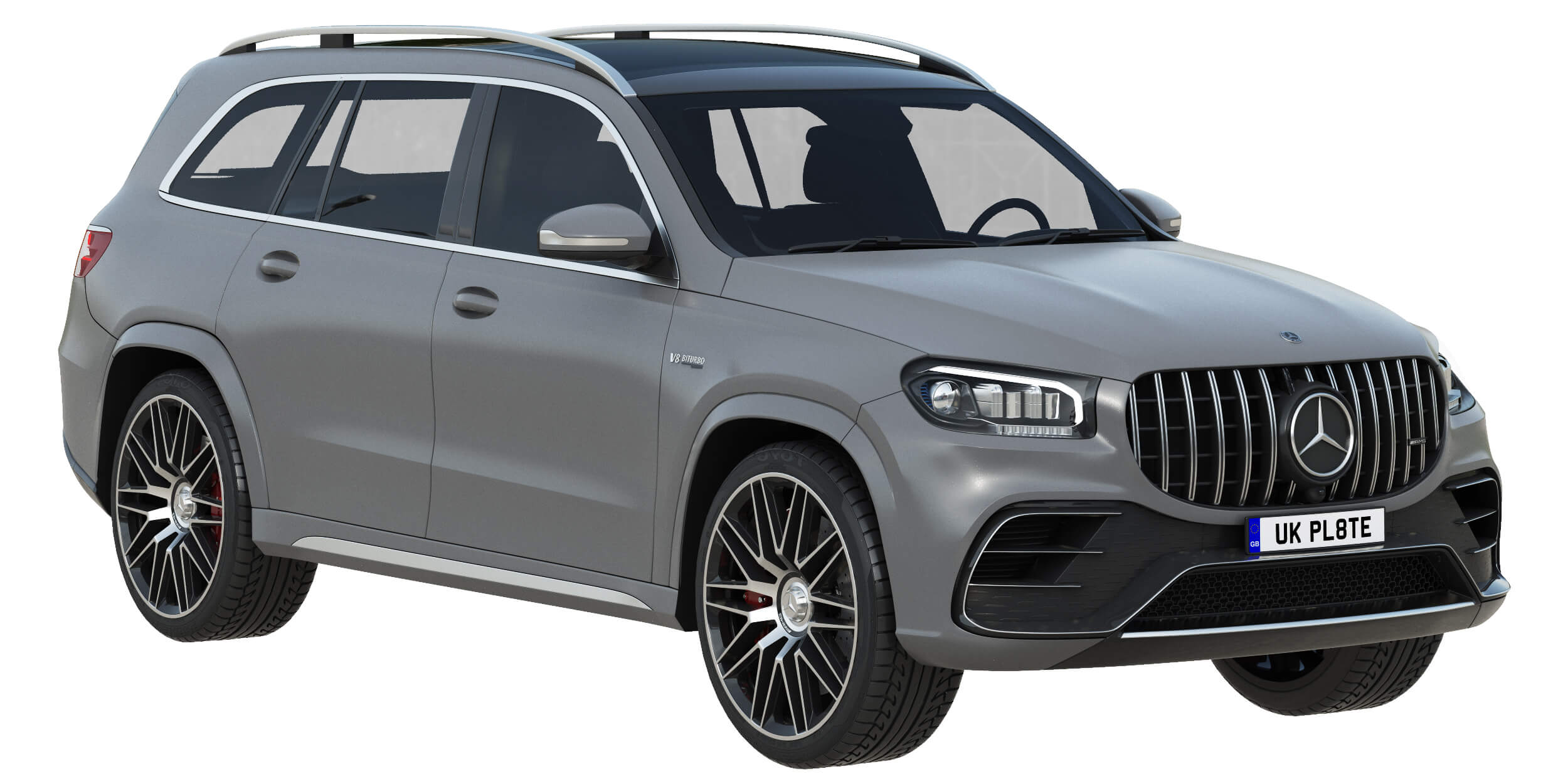 Mercedes-Benz GLS63 AMG 2024 3D Model by zifir3d