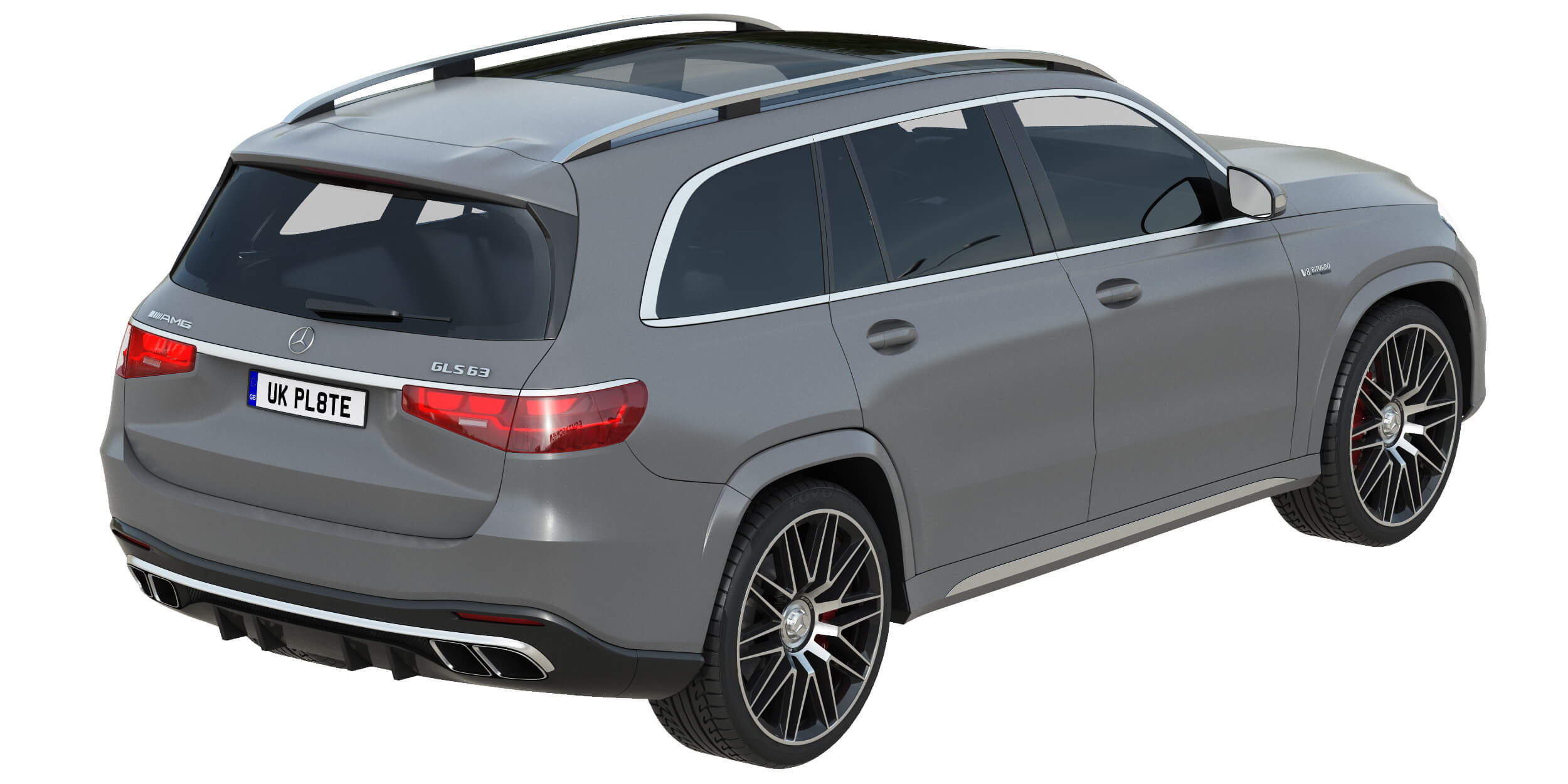 Mercedes-Benz GLS63 AMG 2024 3D Model by zifir3d