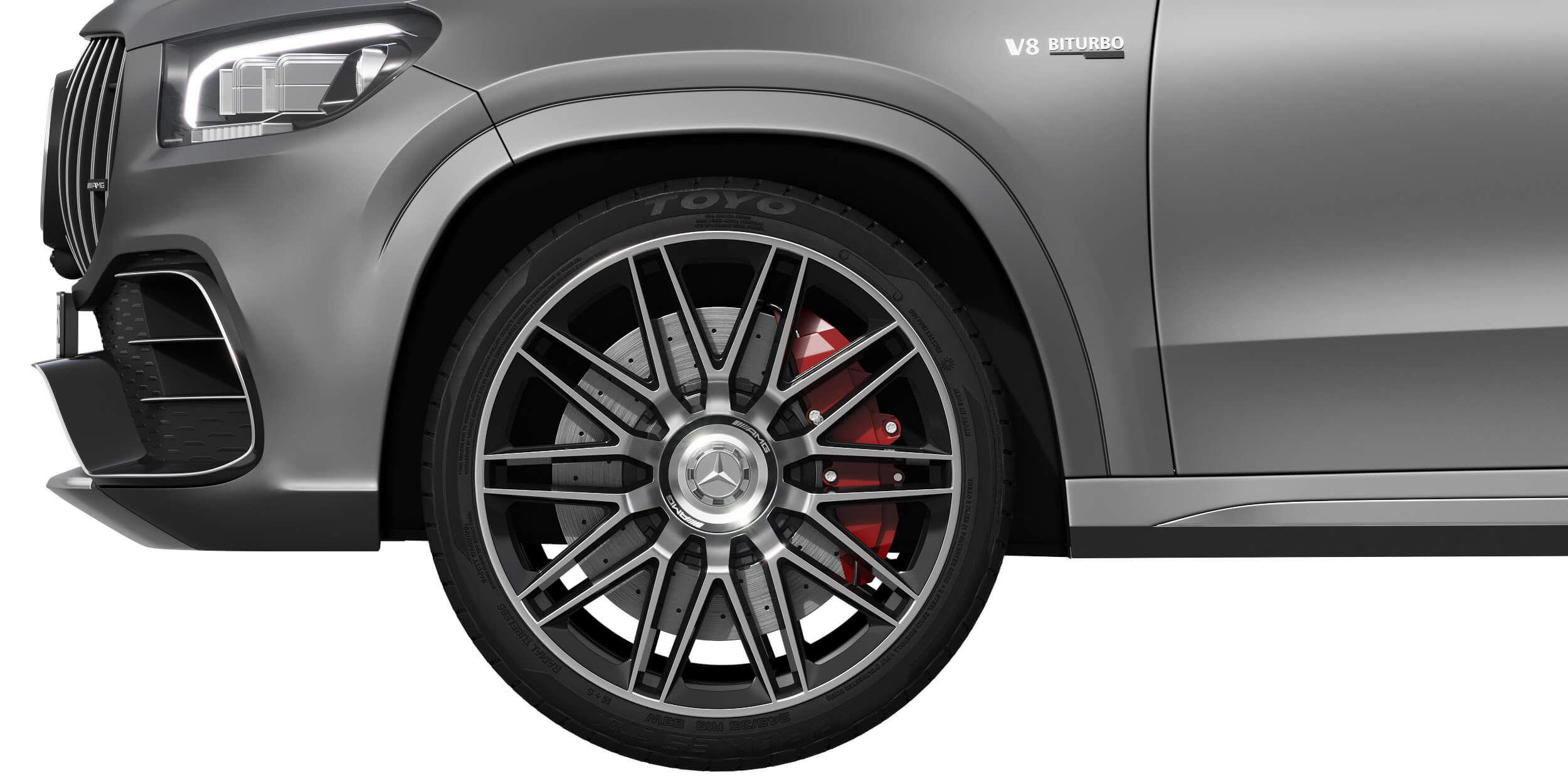 Mercedes-Benz GLS63 AMG 2024 3D Model by zifir3d