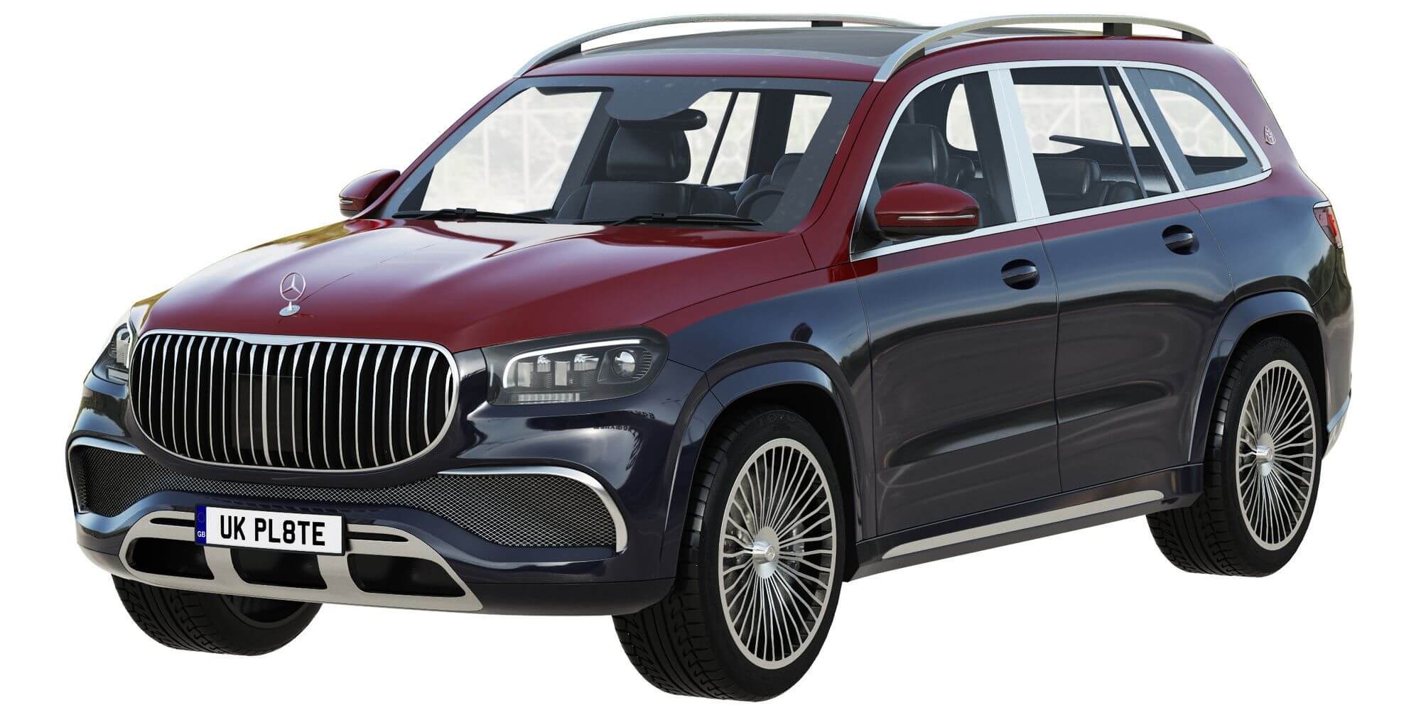 Mercedes-Benz Maybach GLS 3D Model by zifir3d