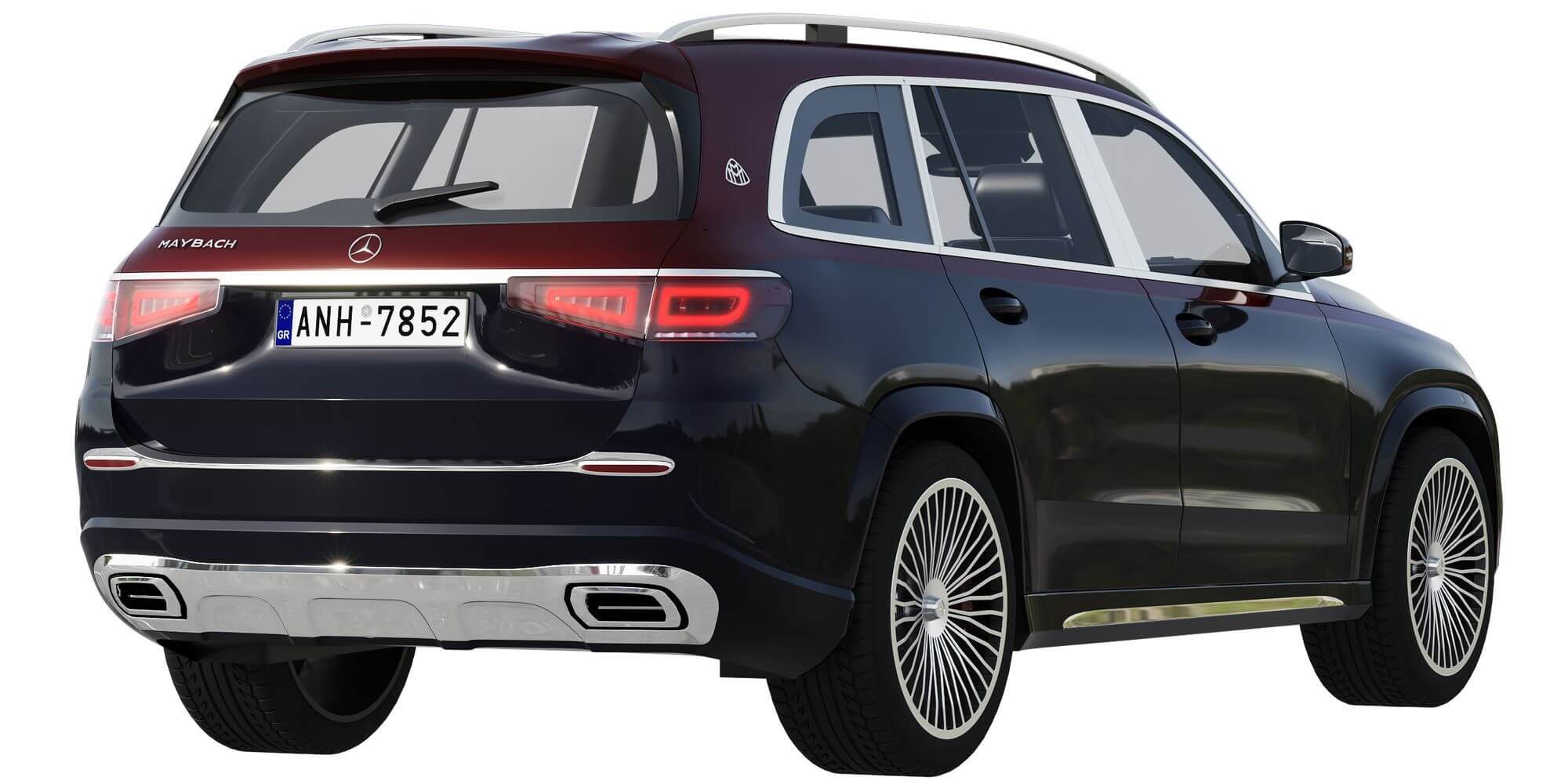 Mercedes-Benz Maybach GLS 3D Model by zifir3d