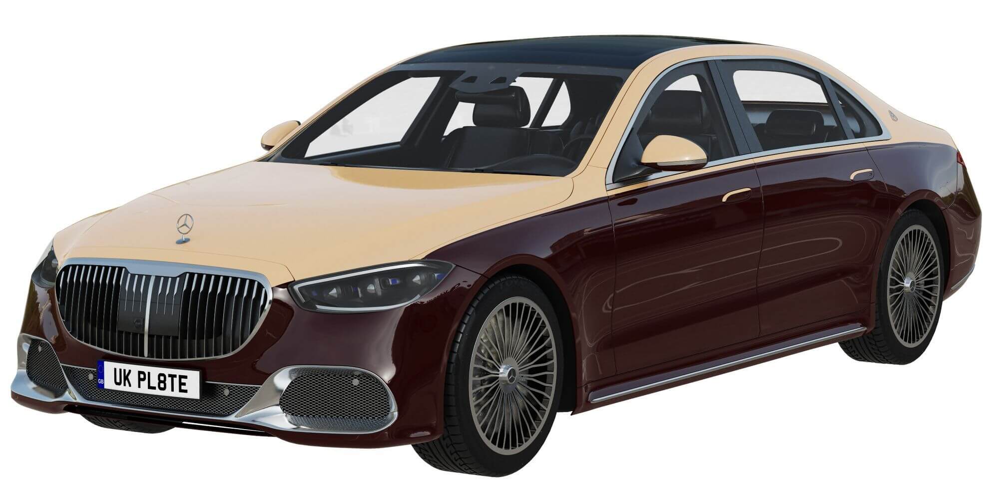 Mercedes-Benz S-Class Maybach 3D Model by zifir3d