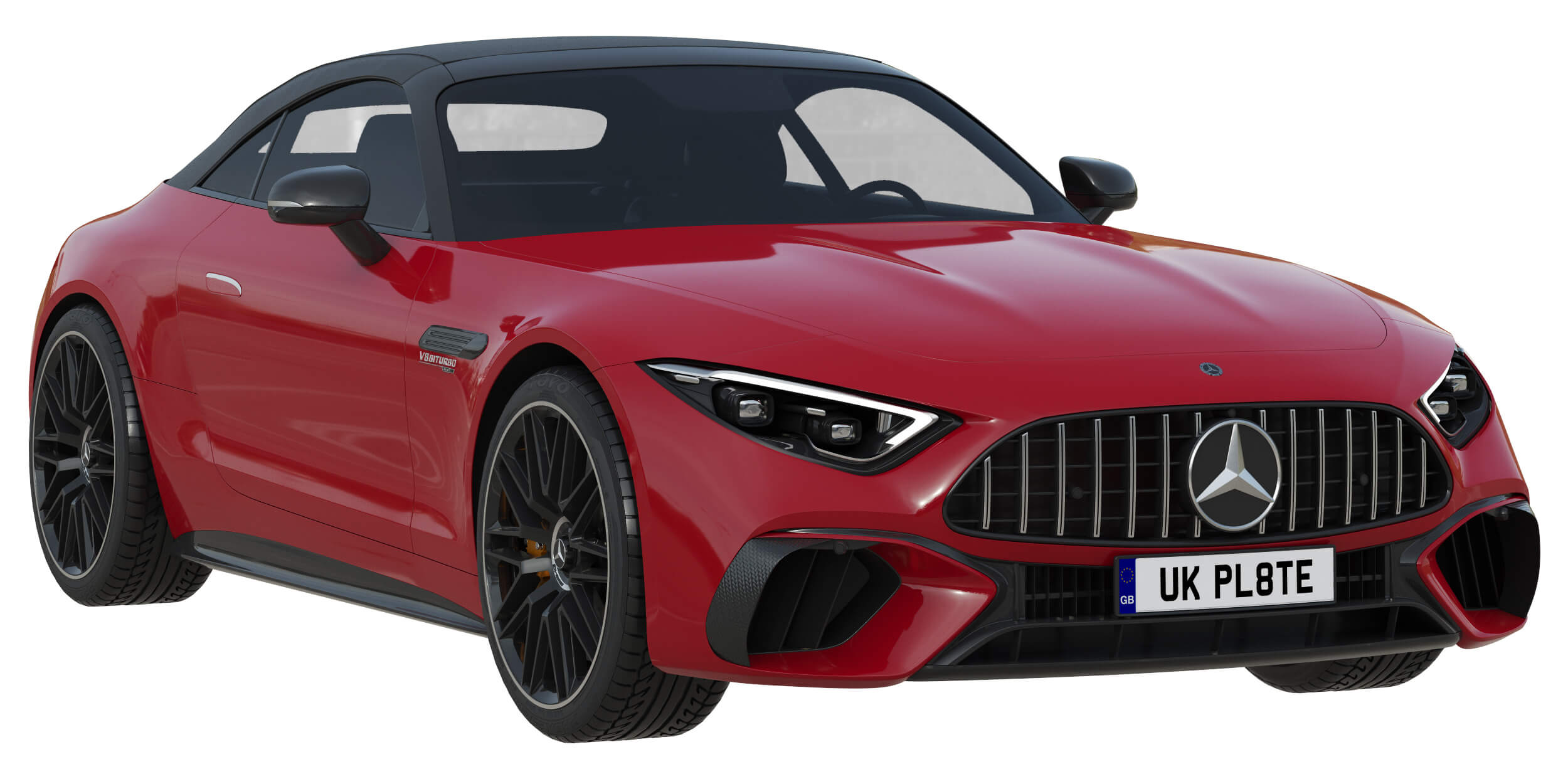 Mercedes-Benz SL 63 AMG 3D Model by zifir3d