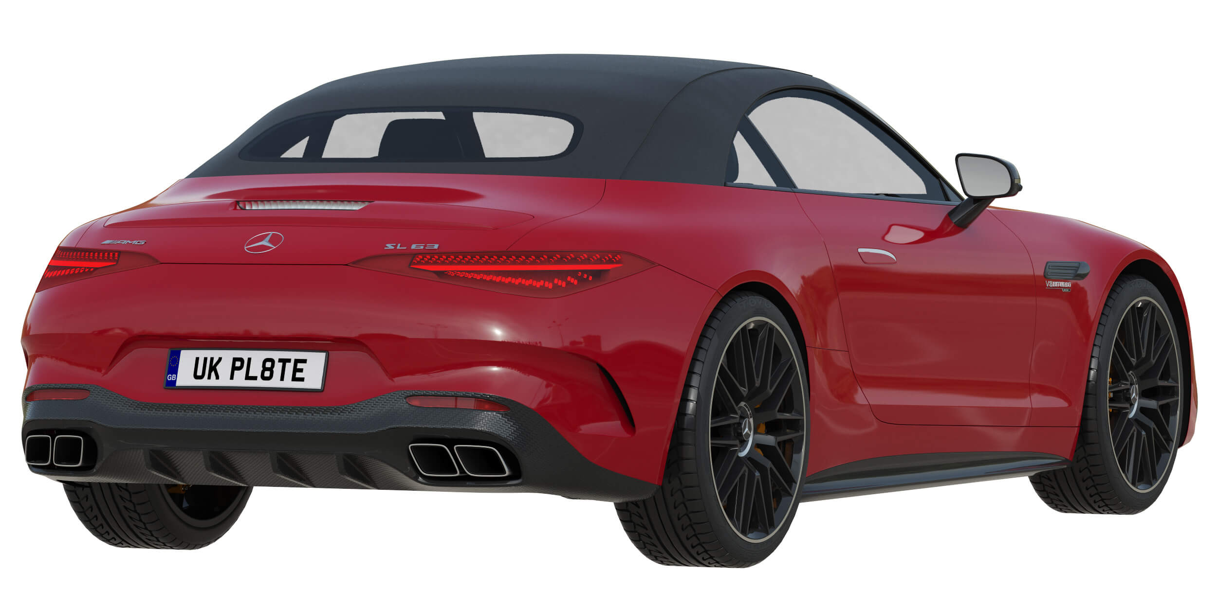 Mercedes-Benz SL 63 AMG 3D Model by zifir3d