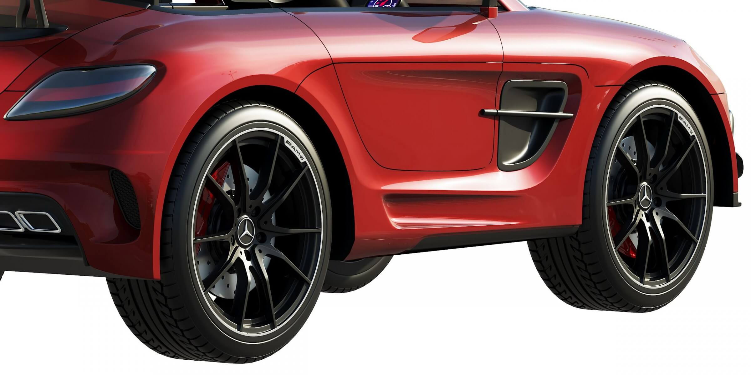 Mercedes-Benz SLS AMG Mini Car 3D Model by zifir3d