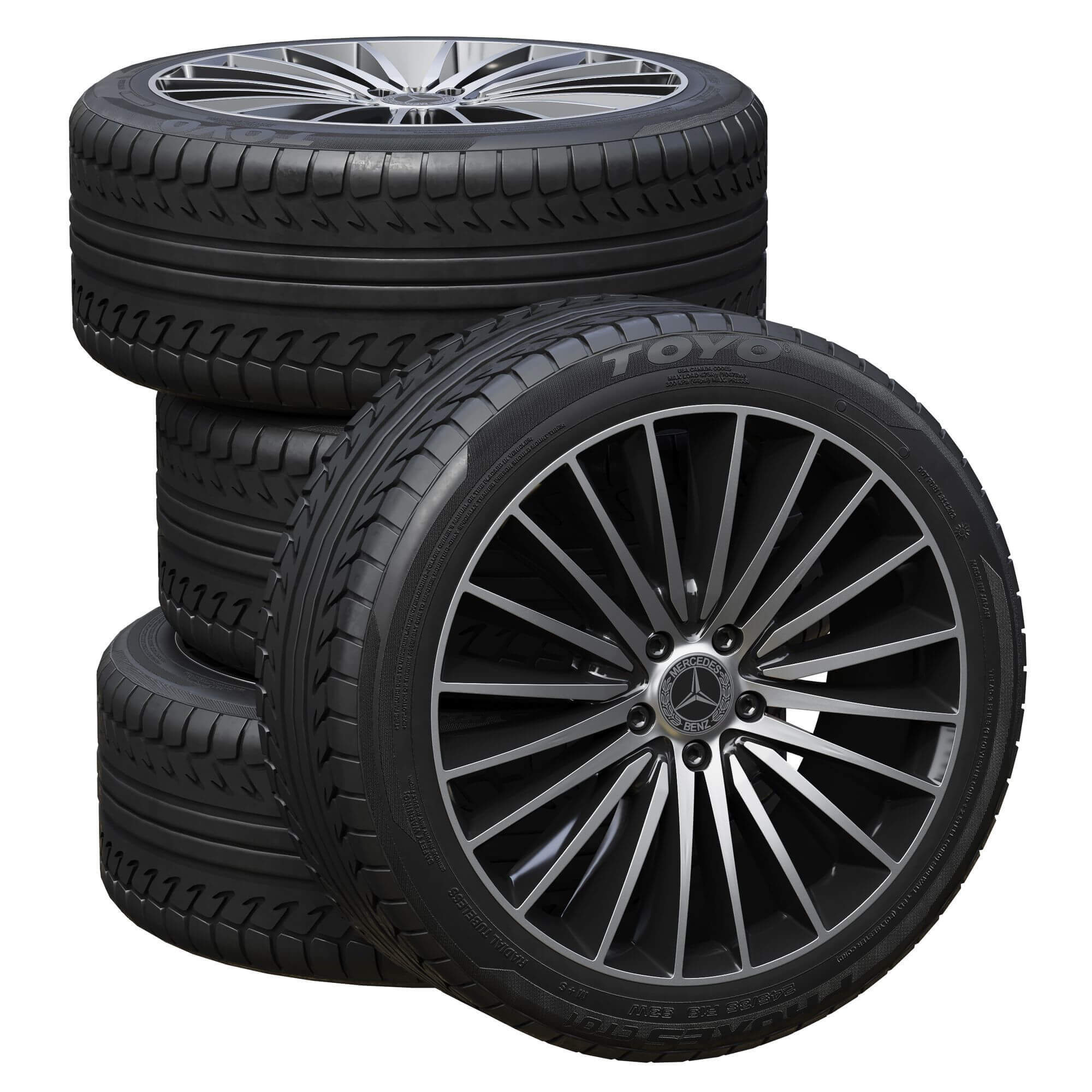 Mercedes Tires 6 - 3D Model by zifir3d