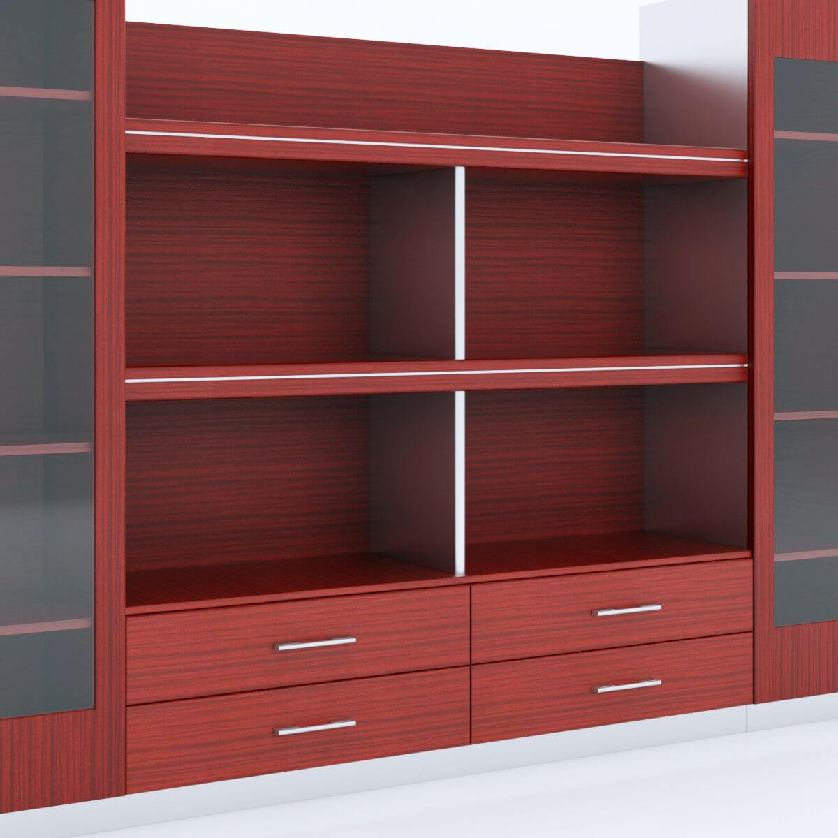 Merx Zeus Bookcases - 3D Model by zifir3d