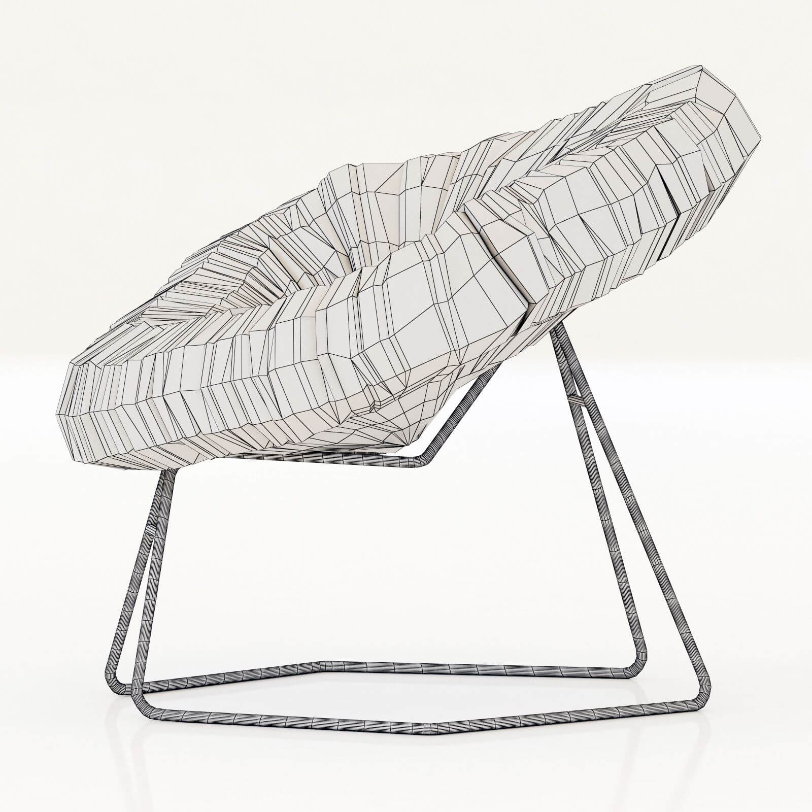 MIDJ Mask Chair - 3D Model by zifir3d