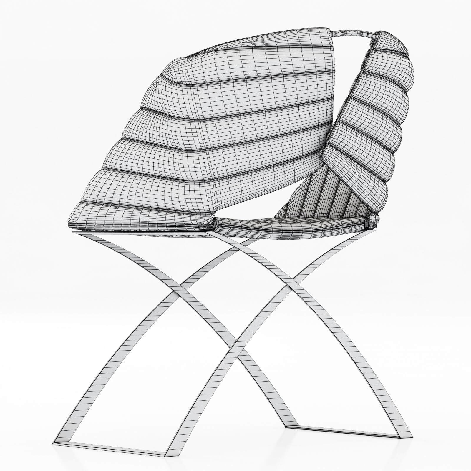 MIDJ Portofino Chair - 3D Model by zifir3d