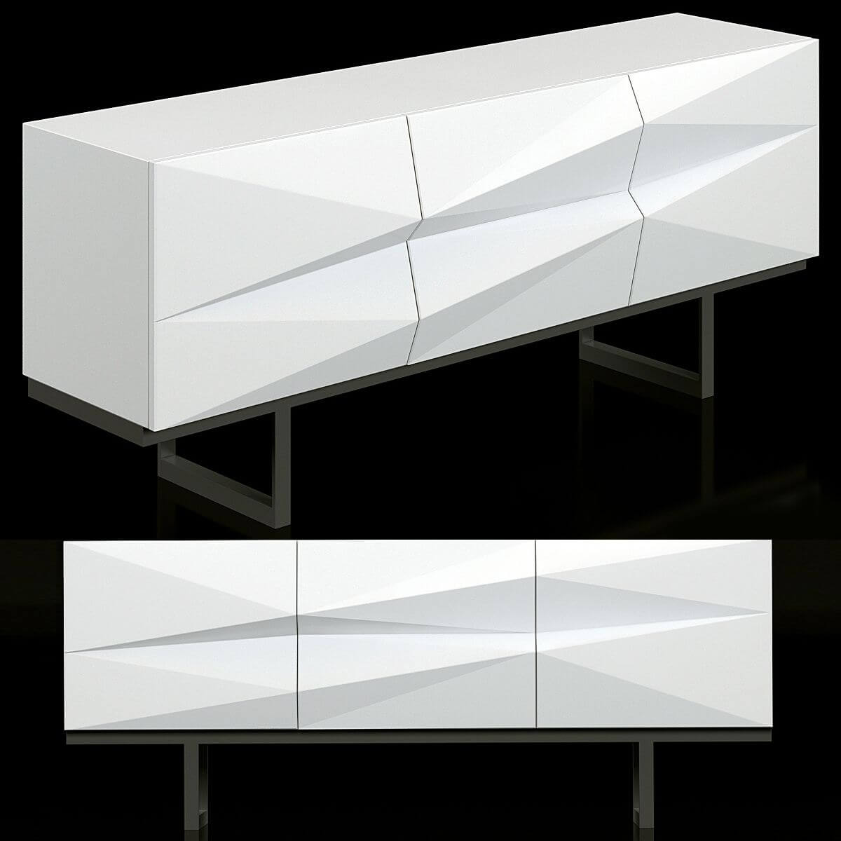 Miniforms Audere Semper Console Table - 3D Model by zifir3d