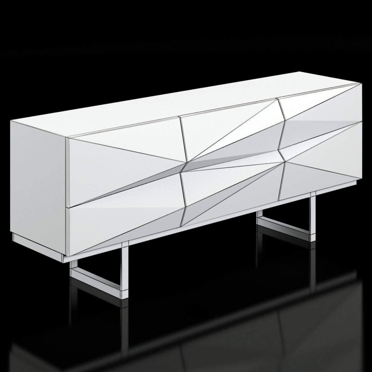Miniforms Audere Semper Console Table - 3D Model by zifir3d