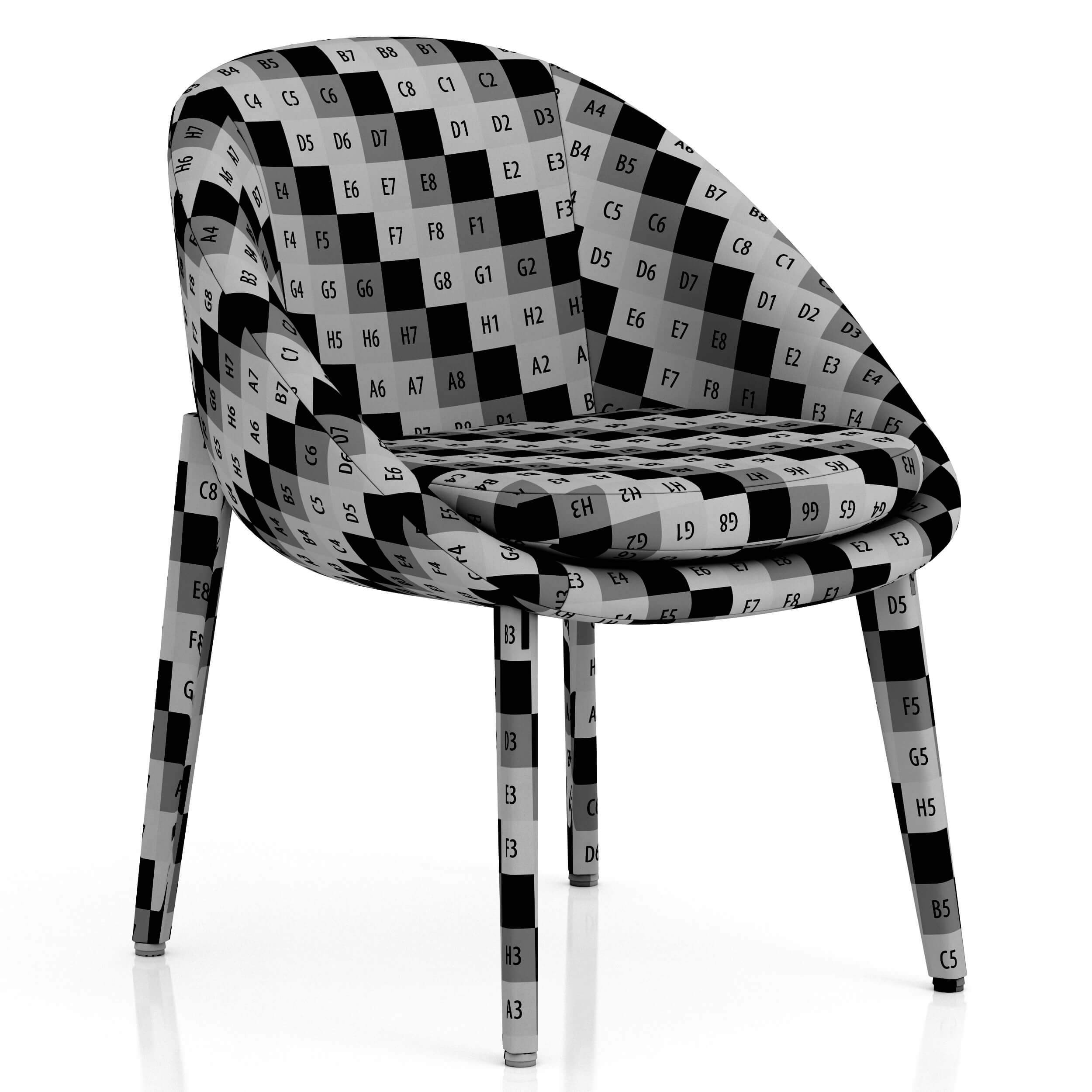 Minotti Lido Chair - 3D Model by zifir3d