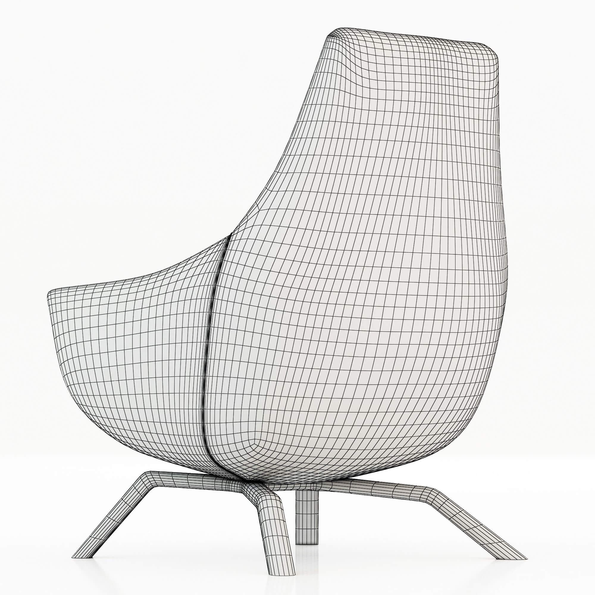 Misura Emme Ermes Chair - 3D Model by zifir3d