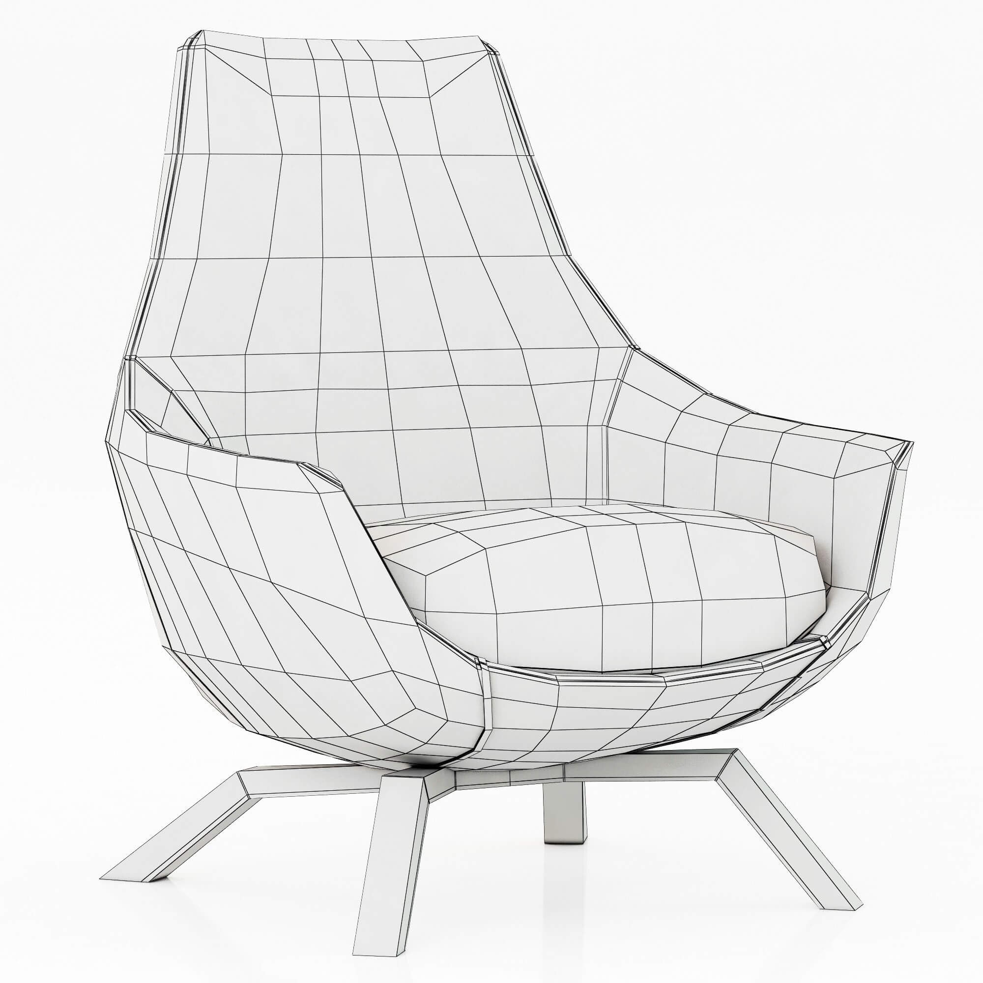 Misura Emme Ermes Chair - 3D Model by zifir3d
