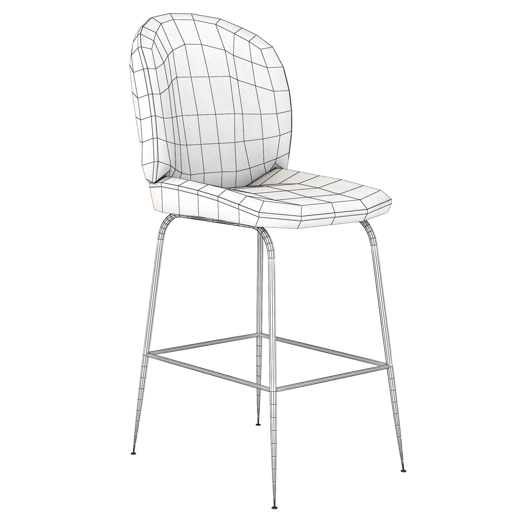 Modern Bar Stool - 3D Model by zifir3d