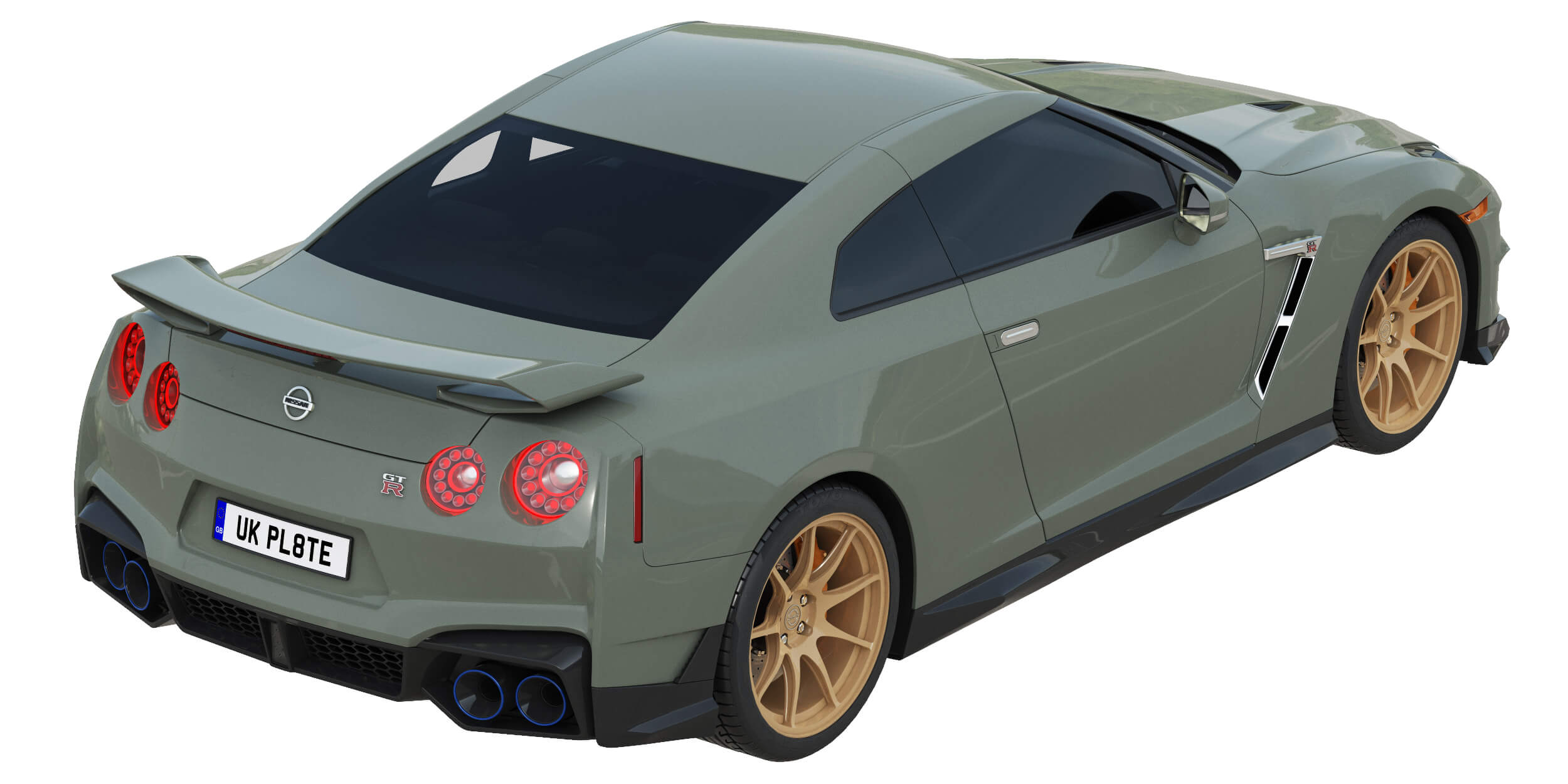 Nissan GT-R 3D Model by zifir3d