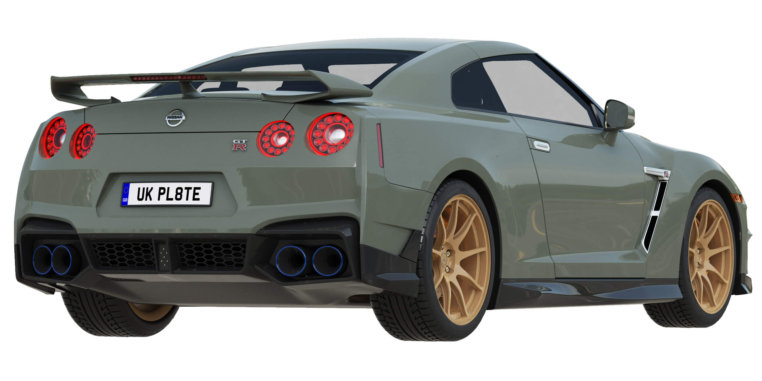Nissan GT-R 3D Model by zifir3d