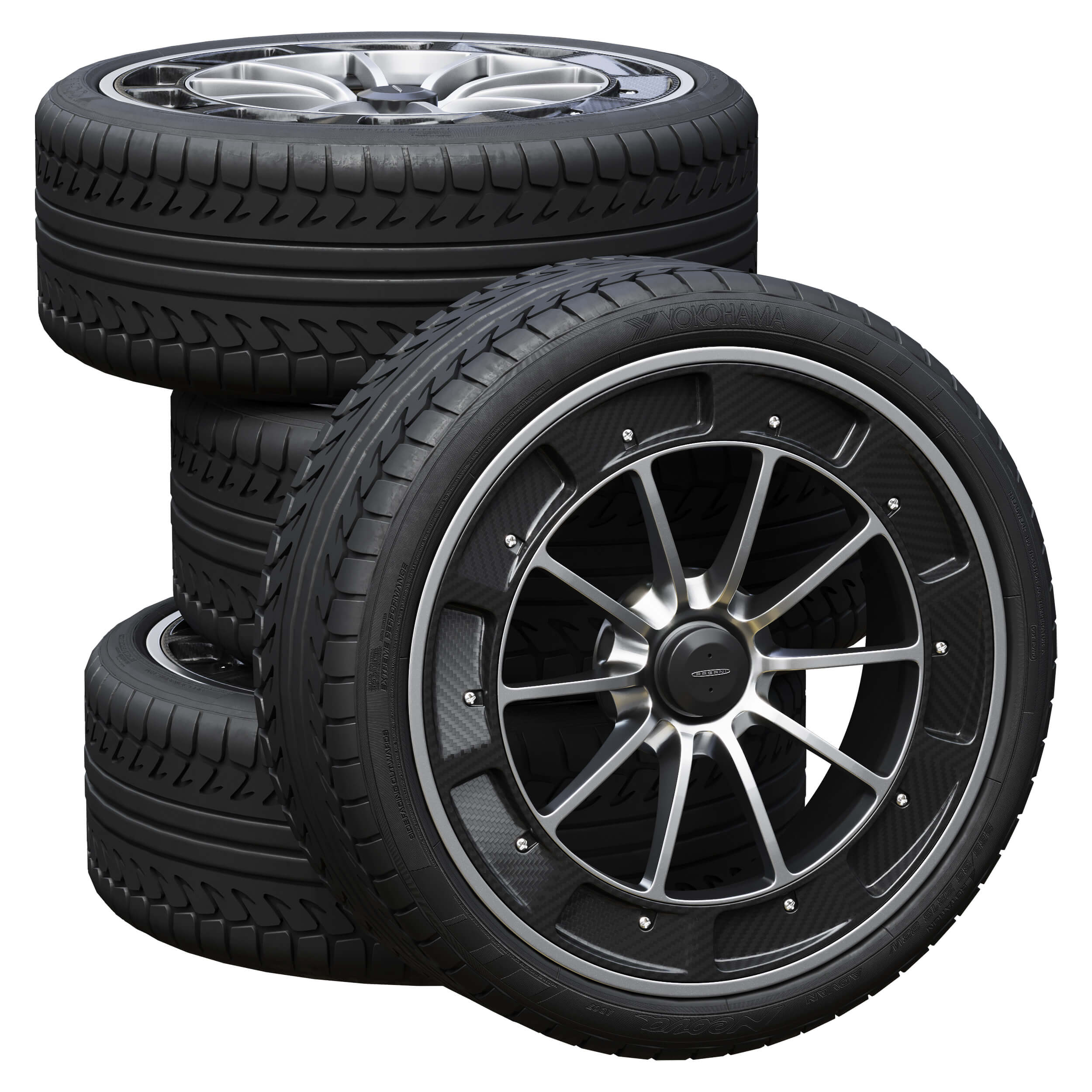 Pagani Tires - 3D Model by zifir3d