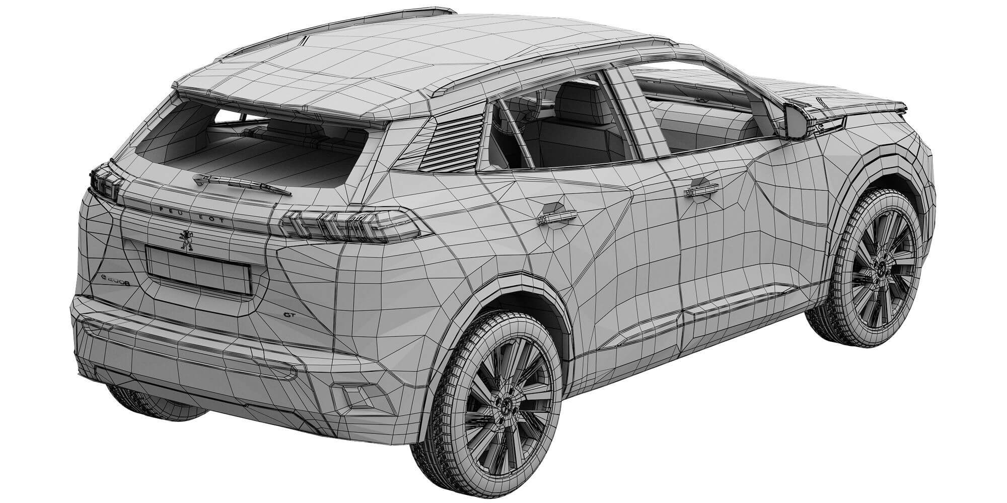 Peugeot 2008 - 3D Model by zifir3d